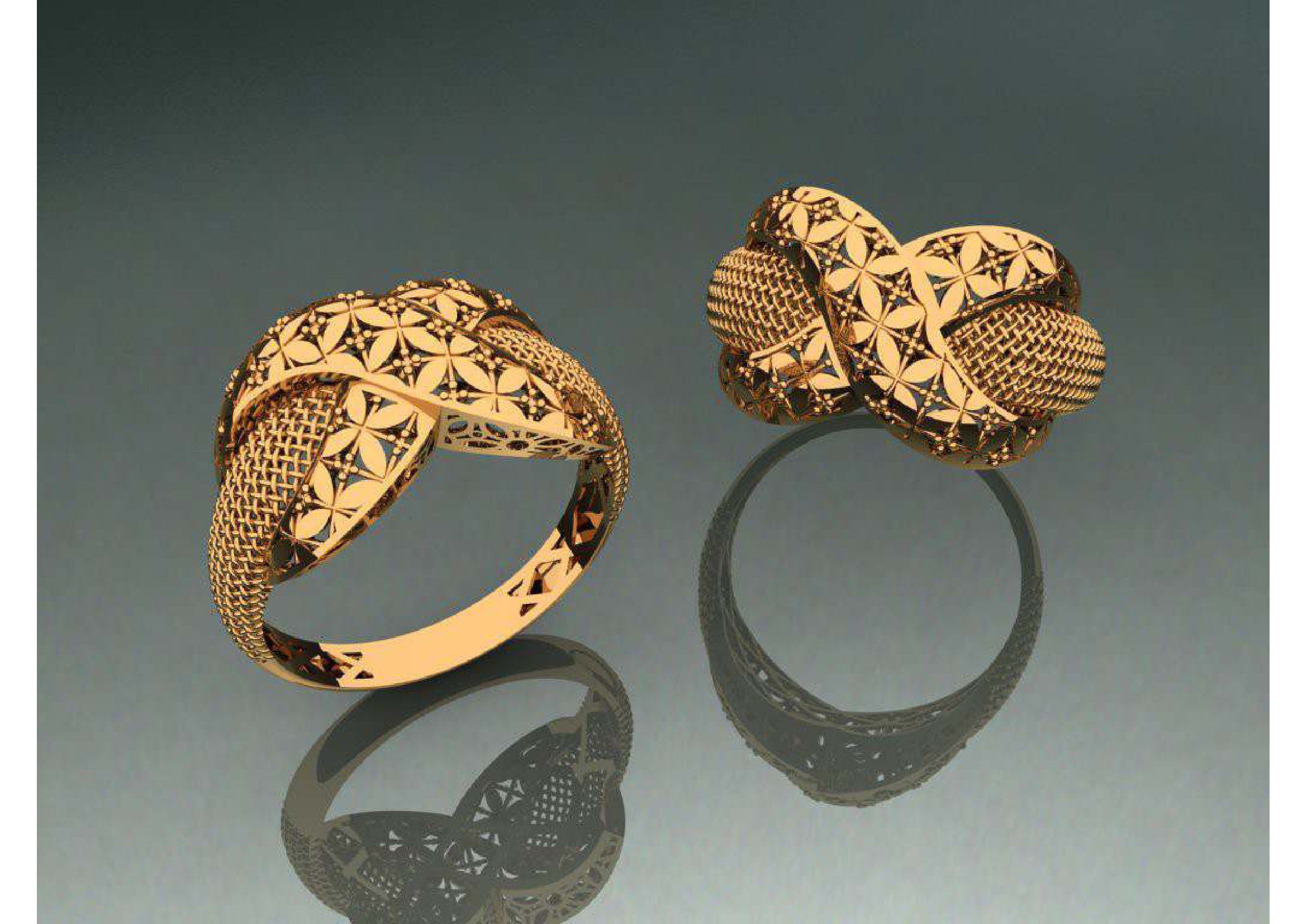 light weight jaali ring 40 STL ready for print 3D model 3D printable ...