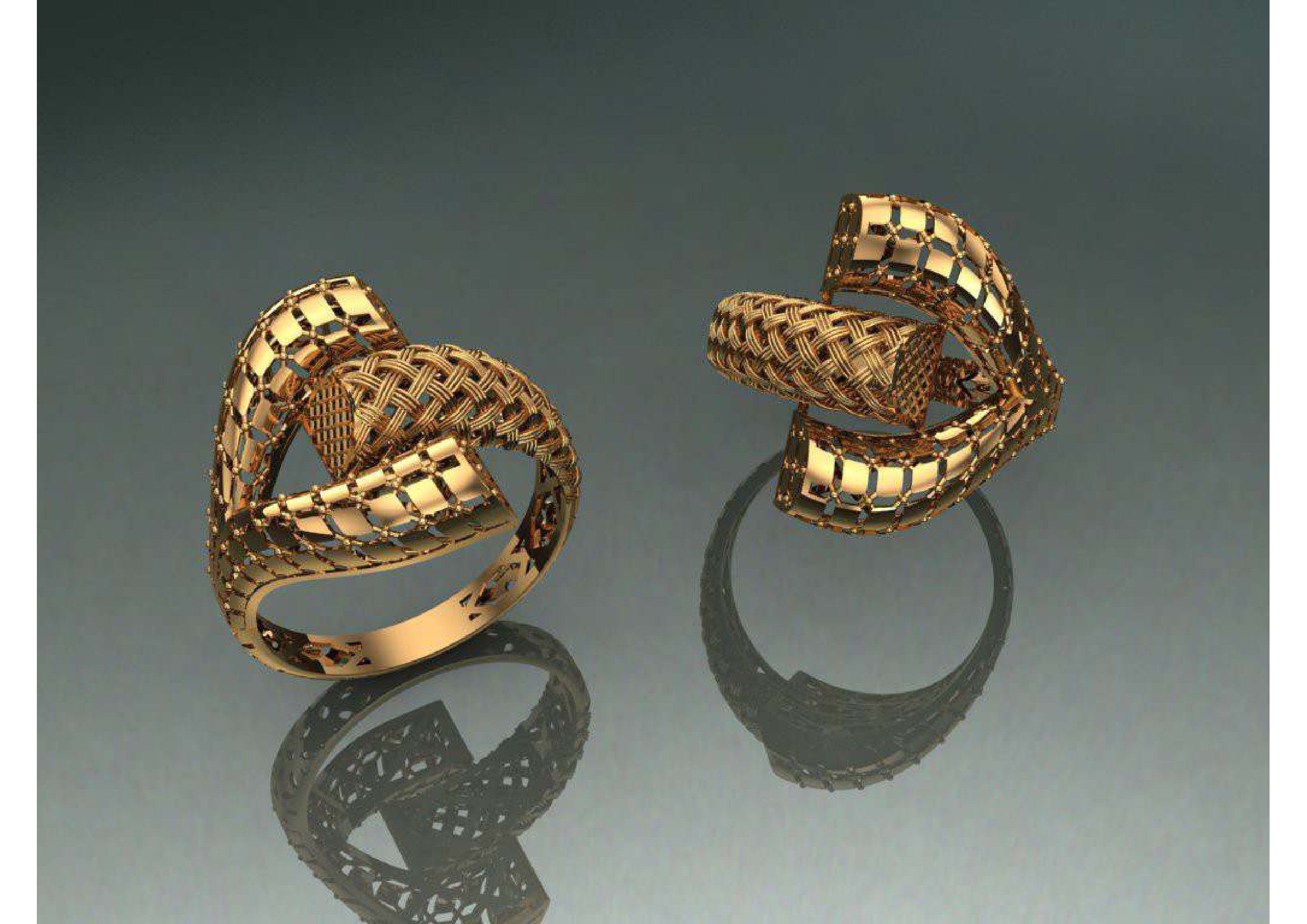 light weight jaali ring 40 STL ready for print 3D model 3D printable ...