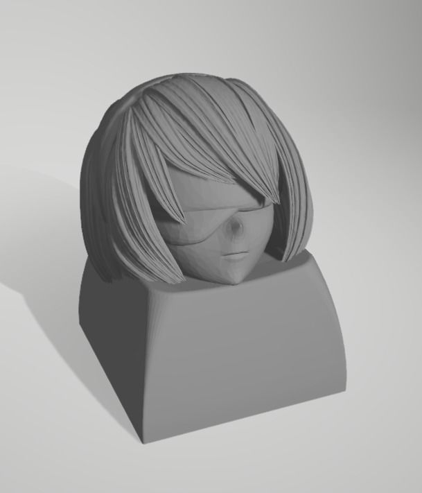 2B keycaps 3D model 3D printable | CGTrader