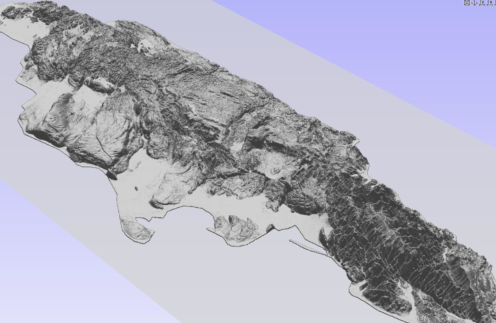 Captivating 3D Terrain Model of Jamaica Tropical Landscape 3D model 3D ...