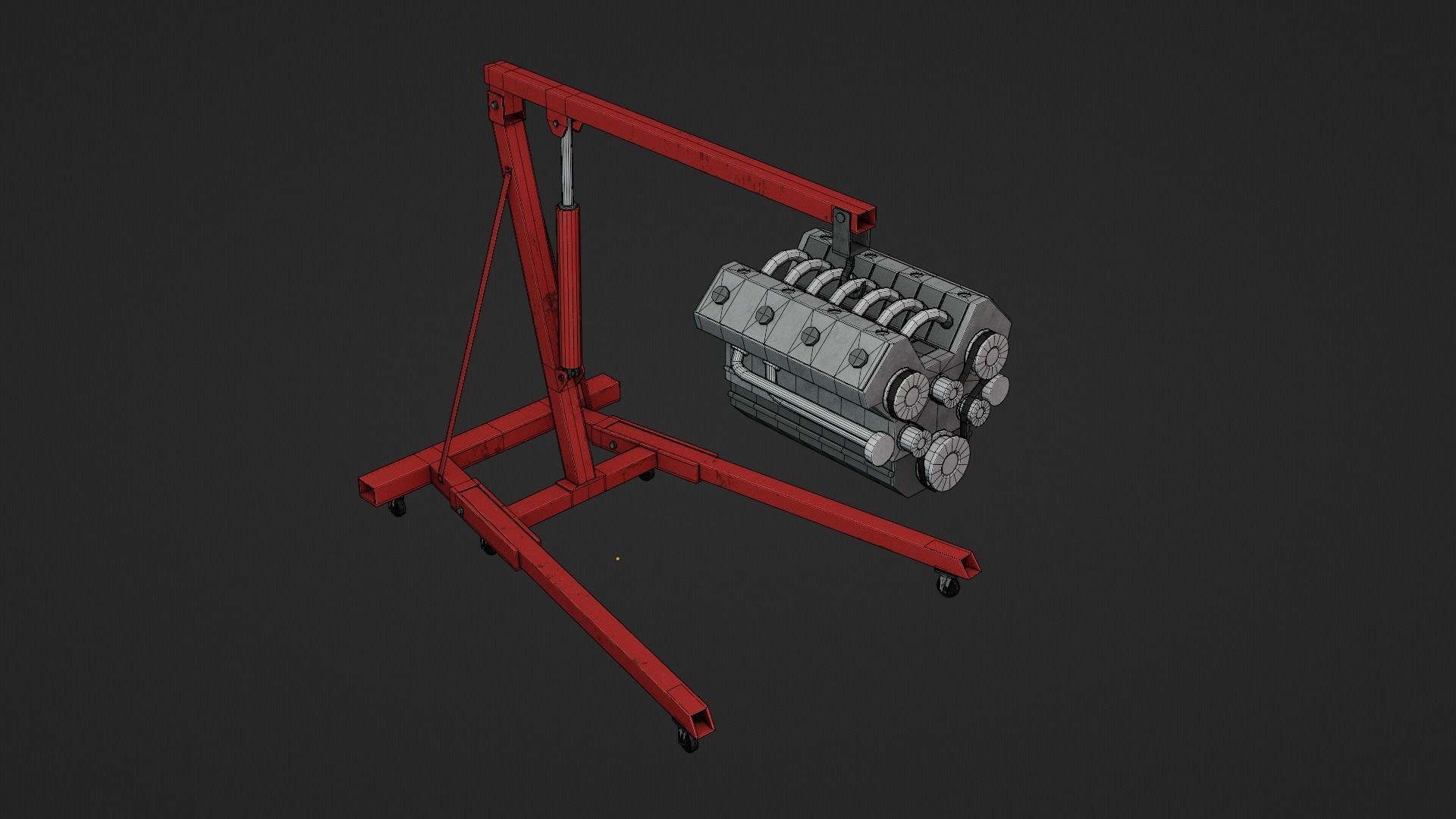 3D model Car Engine Lifter VR / AR / low-poly | CGTrader