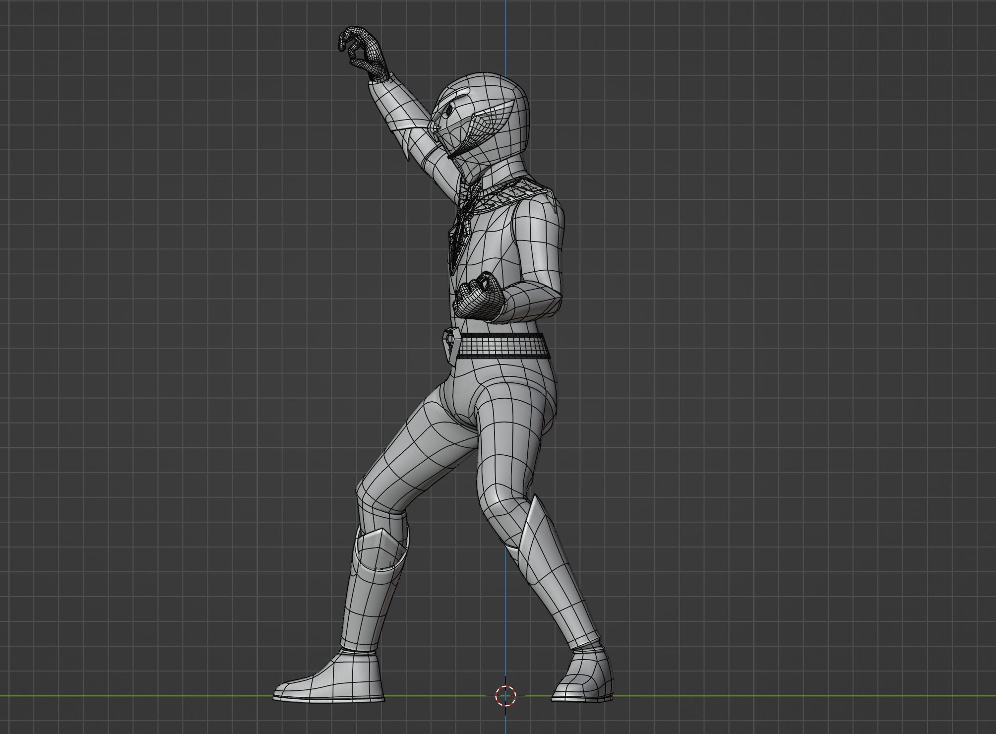 Yellow Owl - Chojin Sentai Jetman 3D model rigged | CGTrader