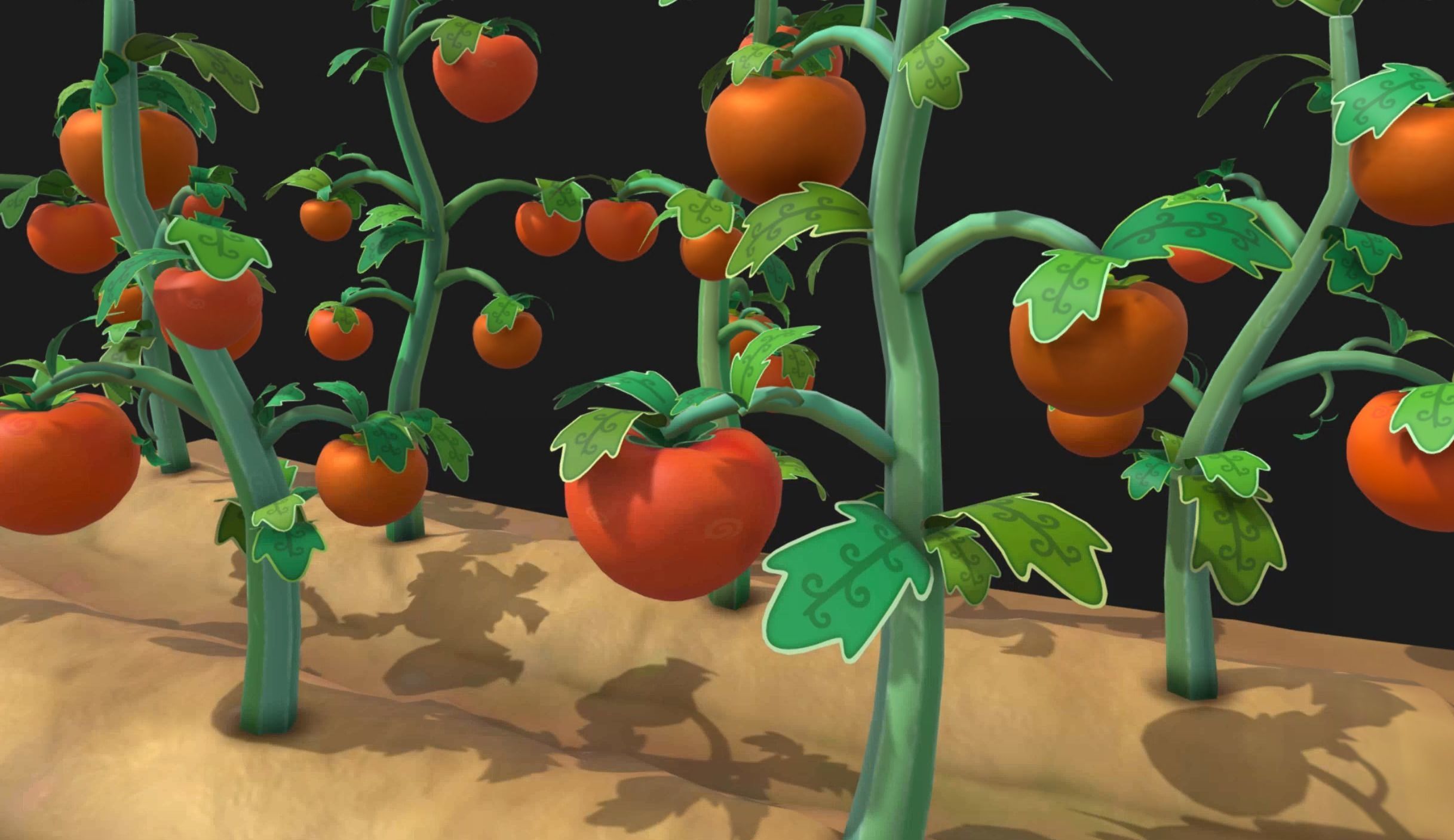 3D model tomato farm VR / AR / low-poly | CGTrader
