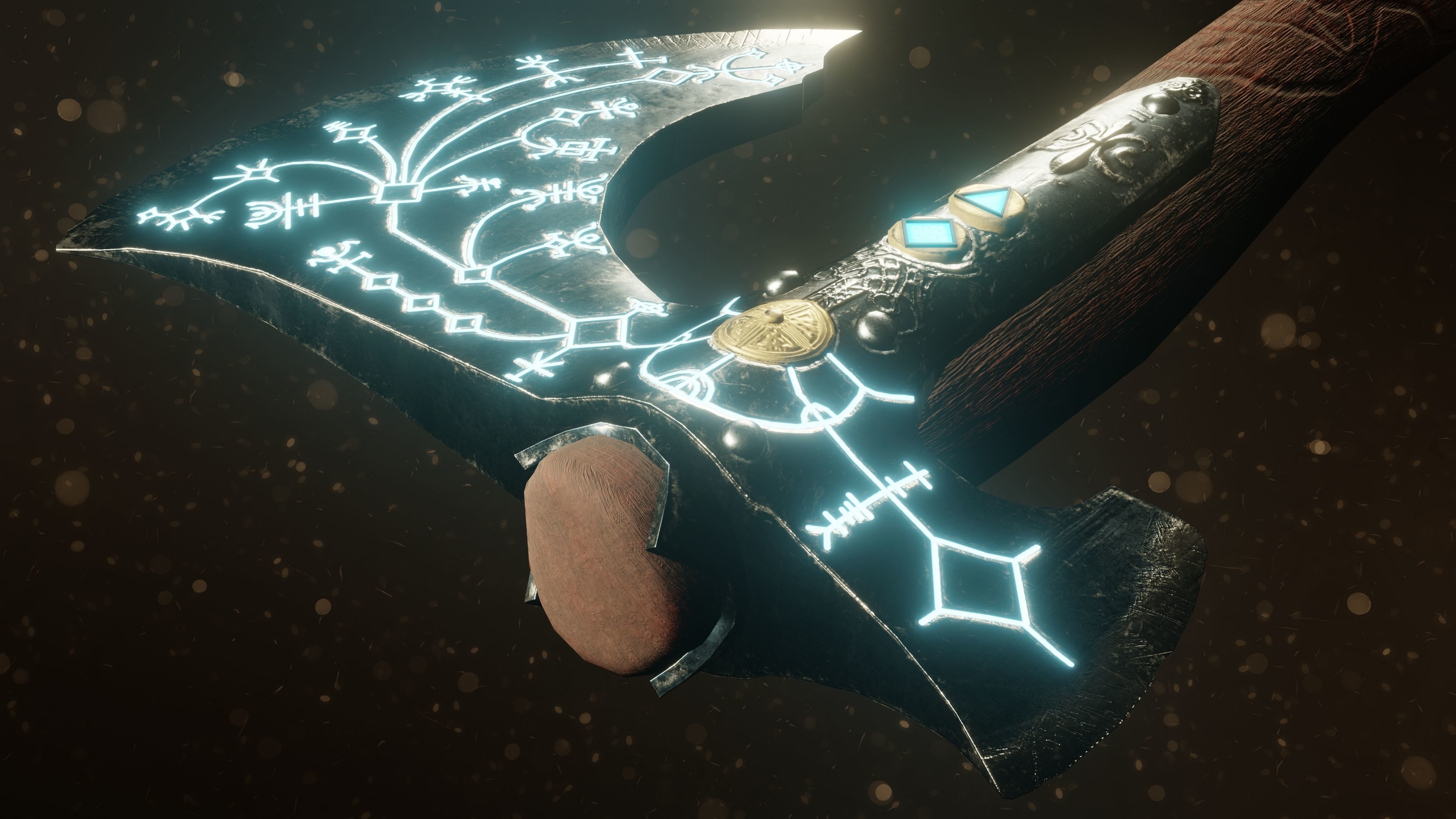 3D model Leviathan Axe Game Ready from God of War VR / AR / low-poly ...