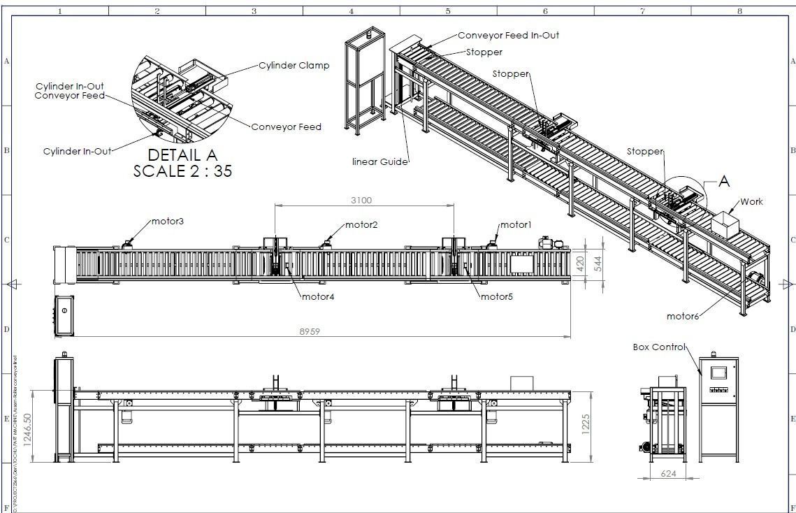 Conveyor Automation 3D model | CGTrader