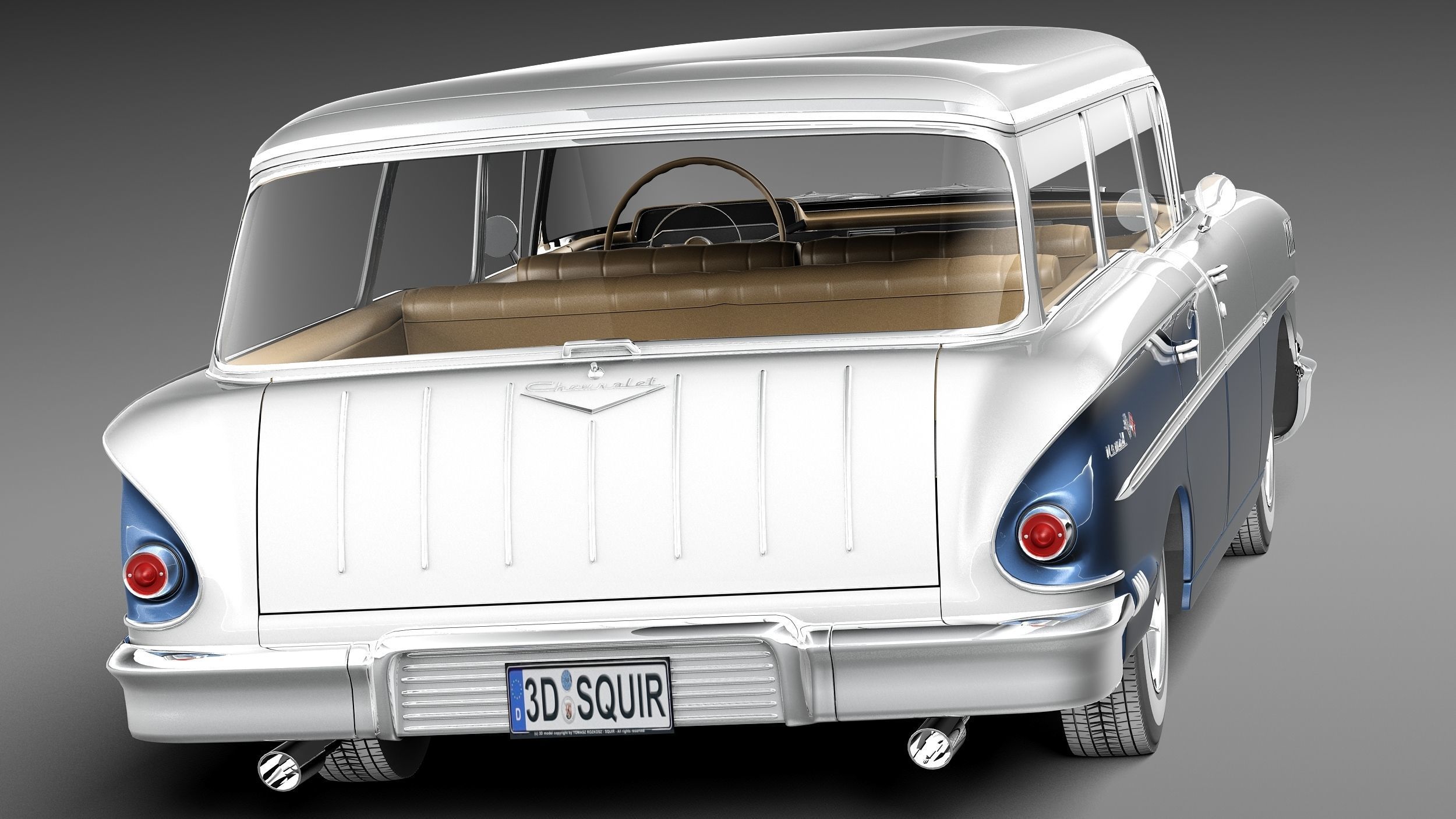 Chevrolet Nomad 1958 3D model | CGTrader
