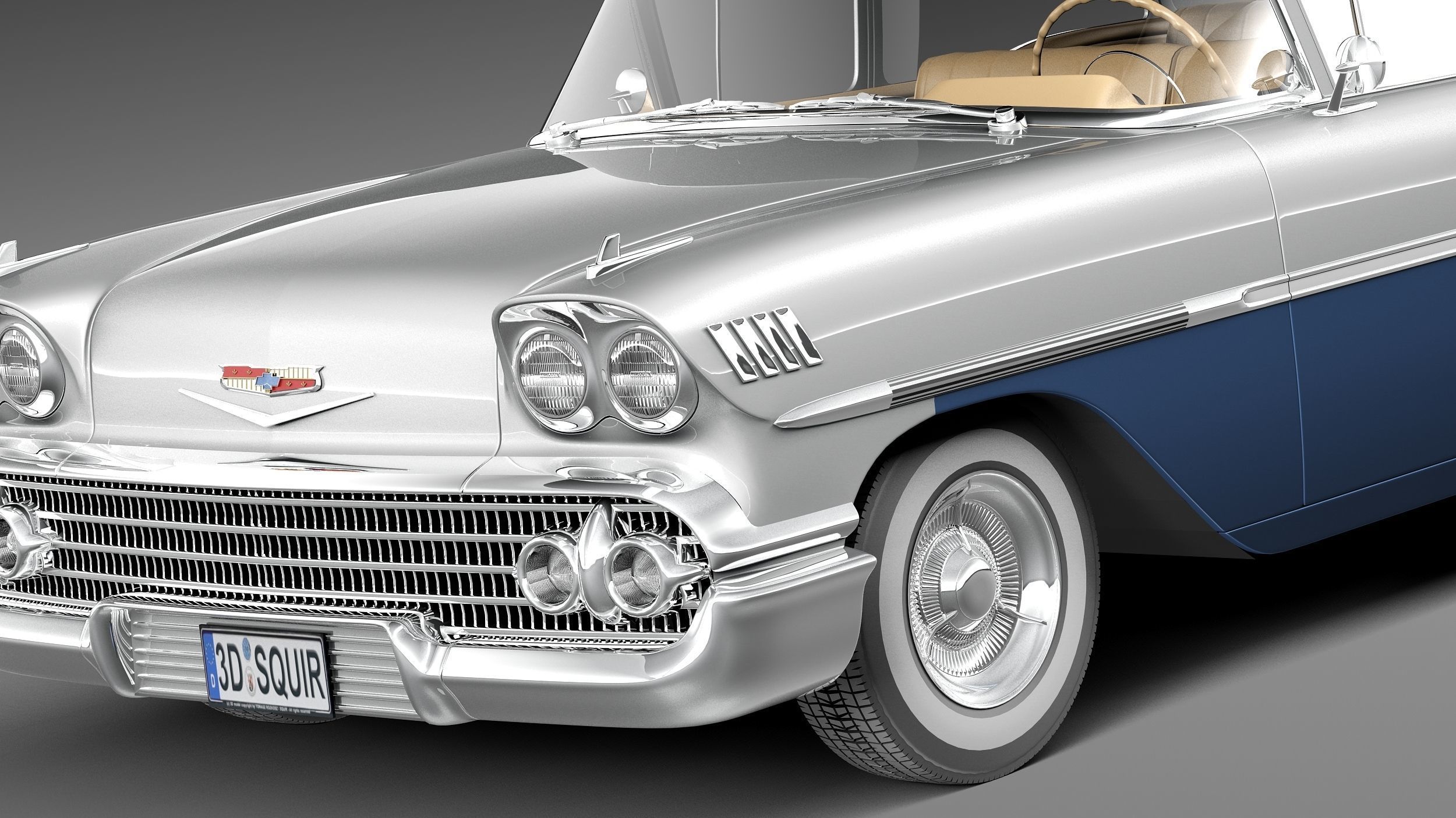 Chevrolet Nomad 1958 3D model | CGTrader