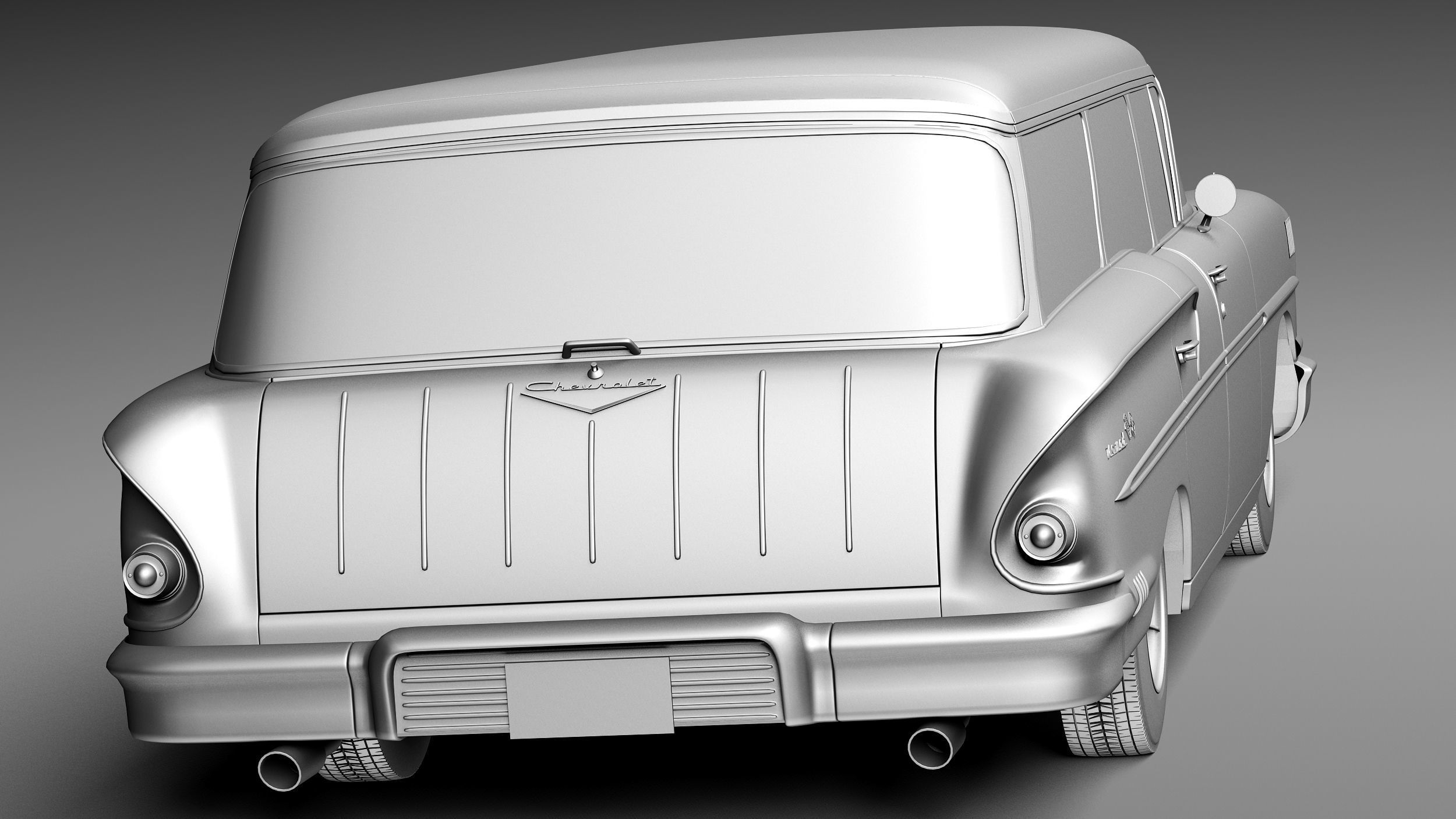 Chevrolet Nomad 1958 3D model | CGTrader