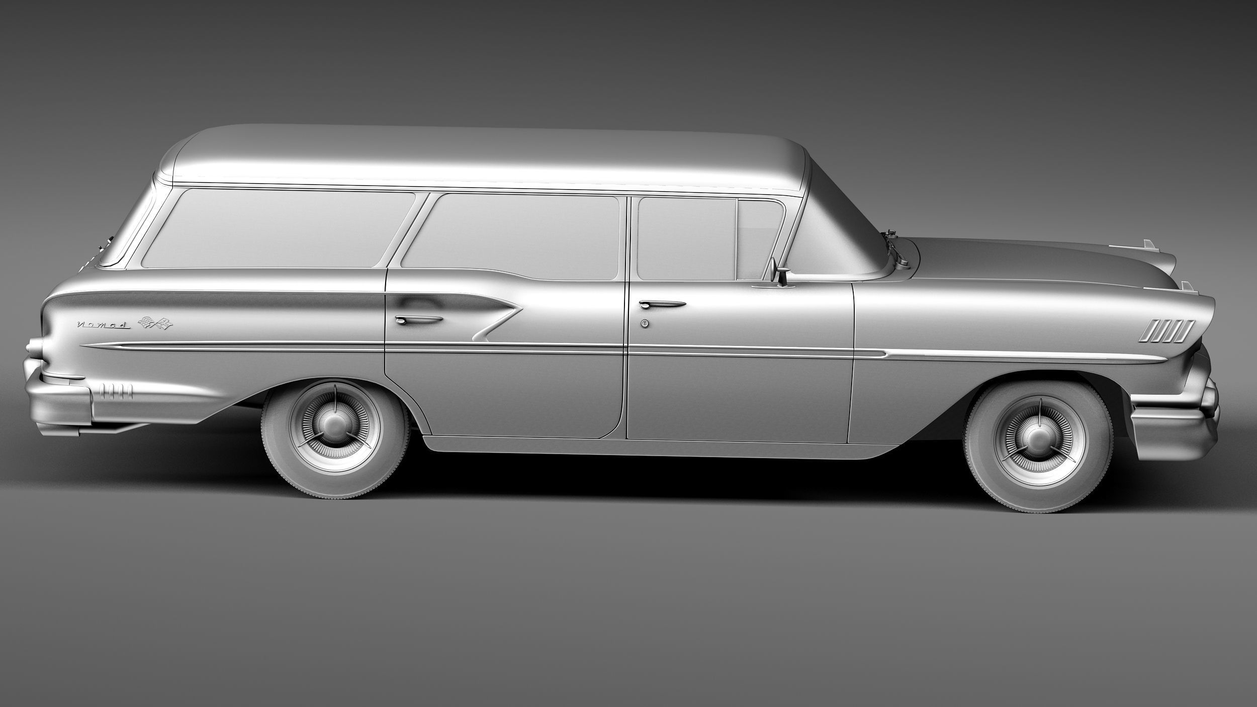 Chevrolet Nomad 1958 3D model | CGTrader