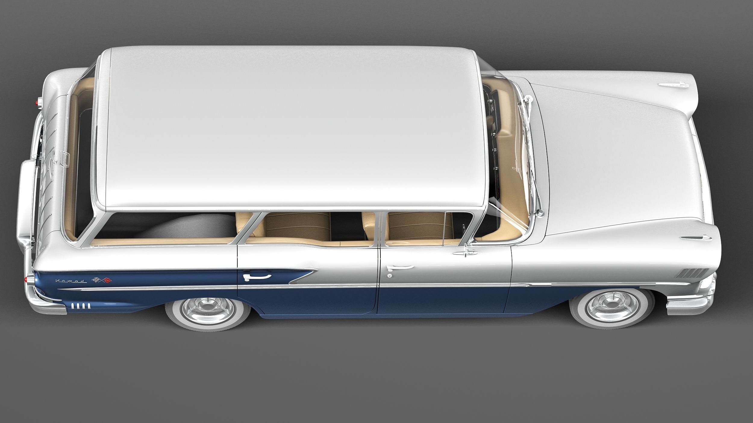 Chevrolet Nomad 1958 3D model | CGTrader