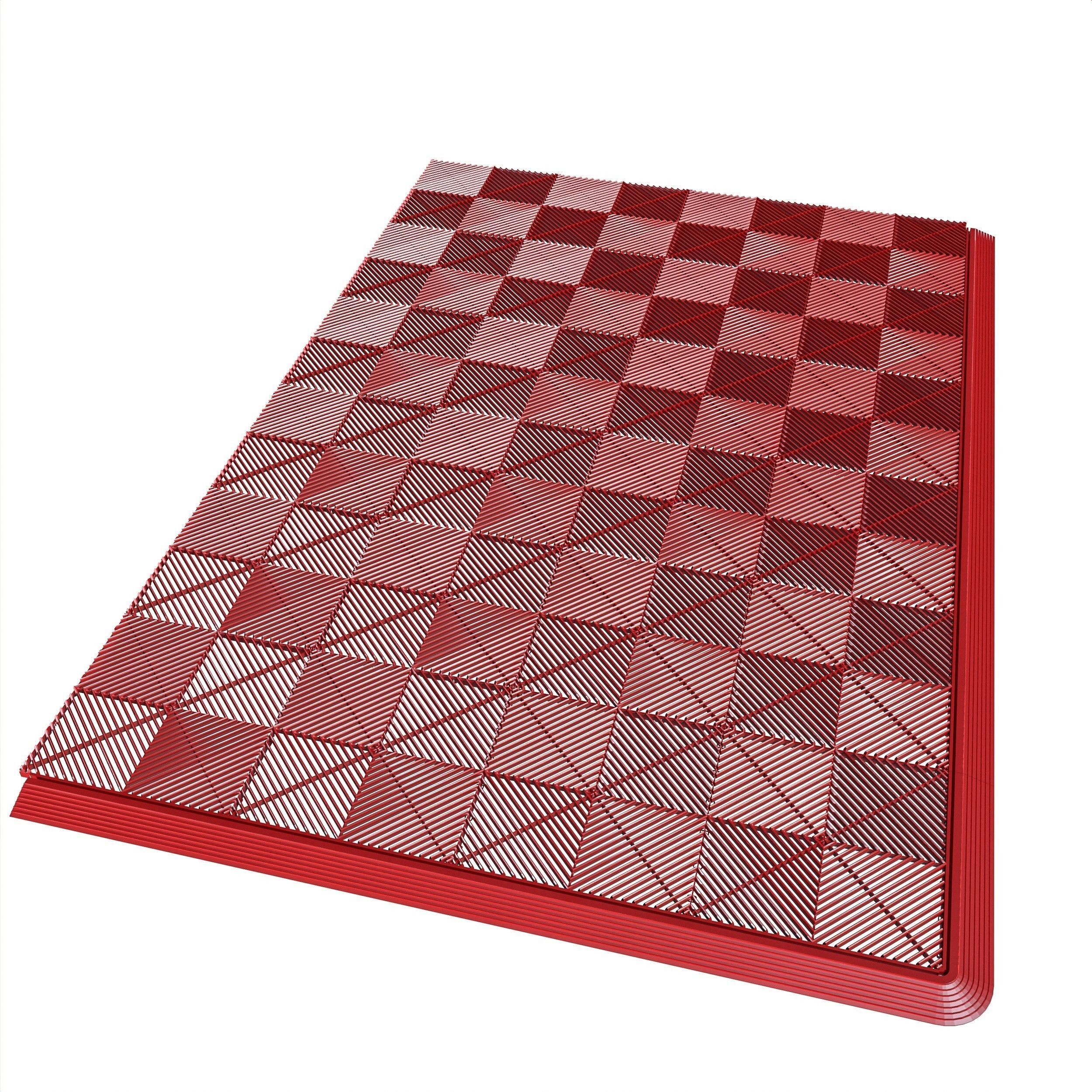 3D model Outdoor Plastic Rug Set VR / AR / low-poly | CGTrader