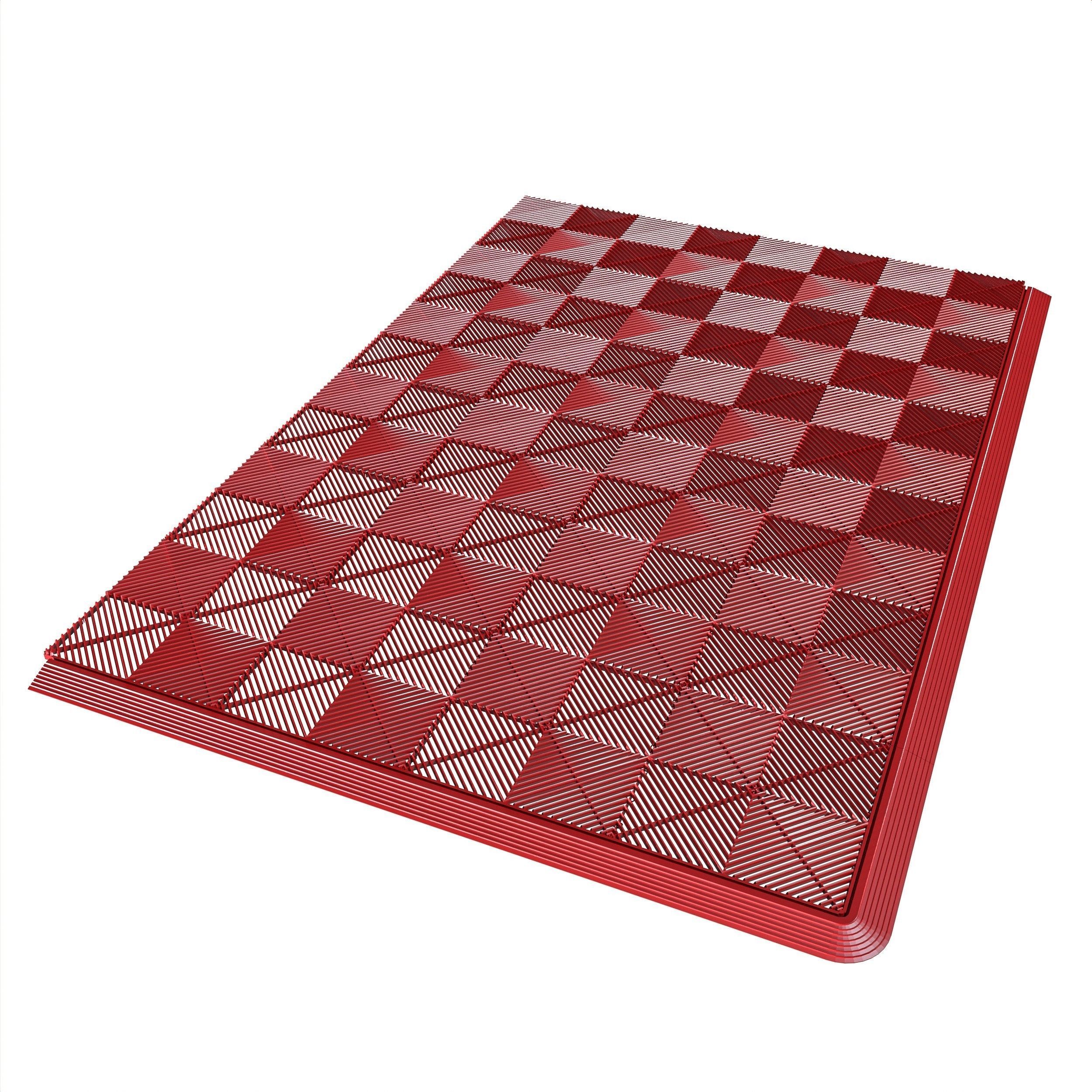 3D model Outdoor Plastic Rug Set VR / AR / low-poly | CGTrader