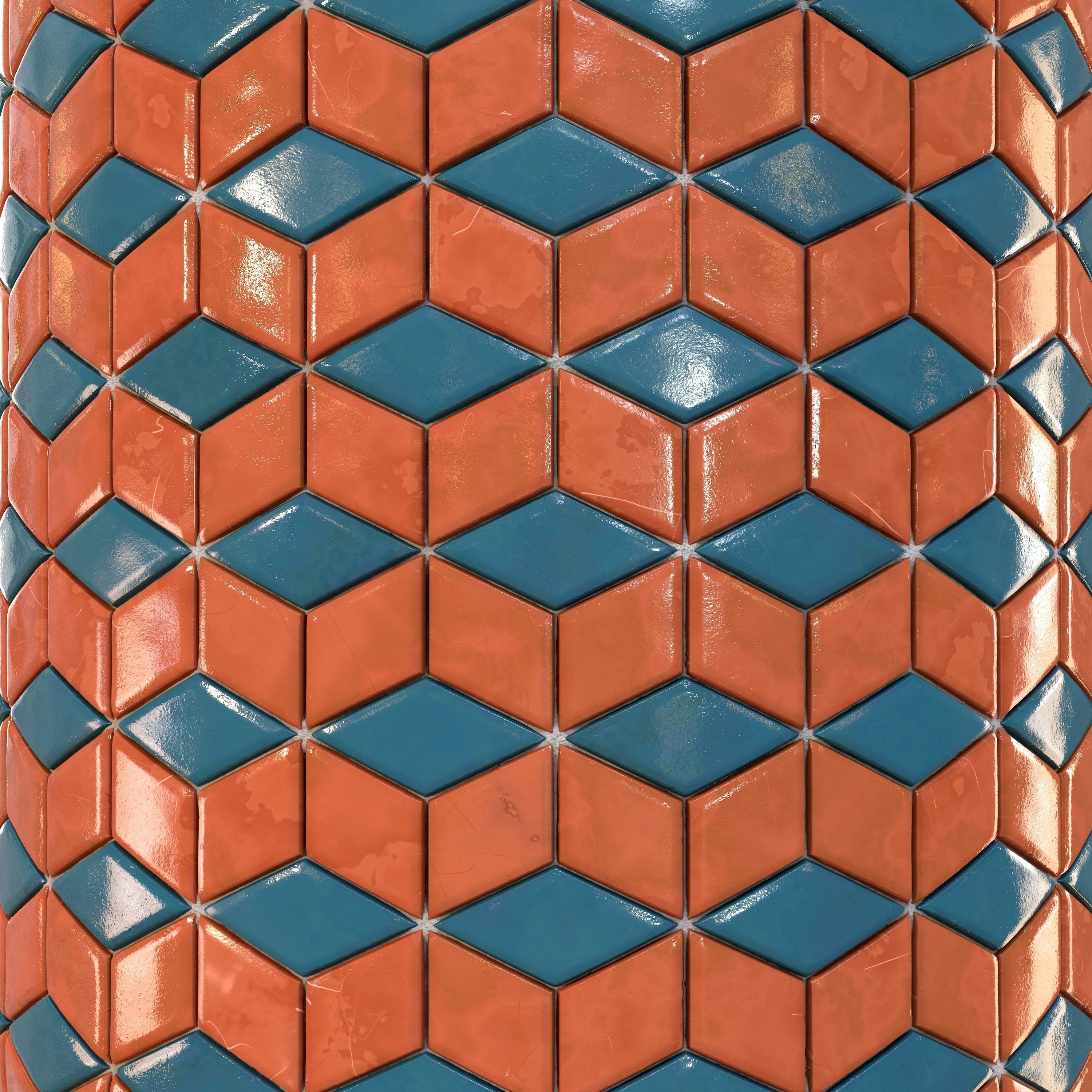 checkerboard tile PBR texture 004 Texture | CGTrader