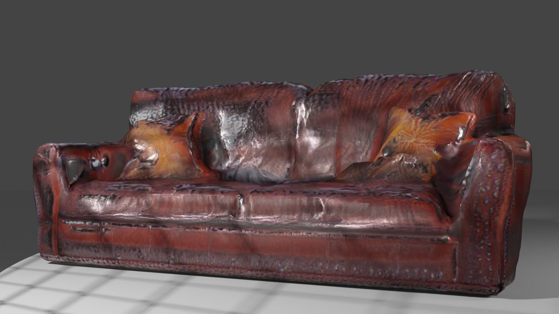 Steampunk Couch Pack free VR / AR / low-poly 3D model | CGTrader