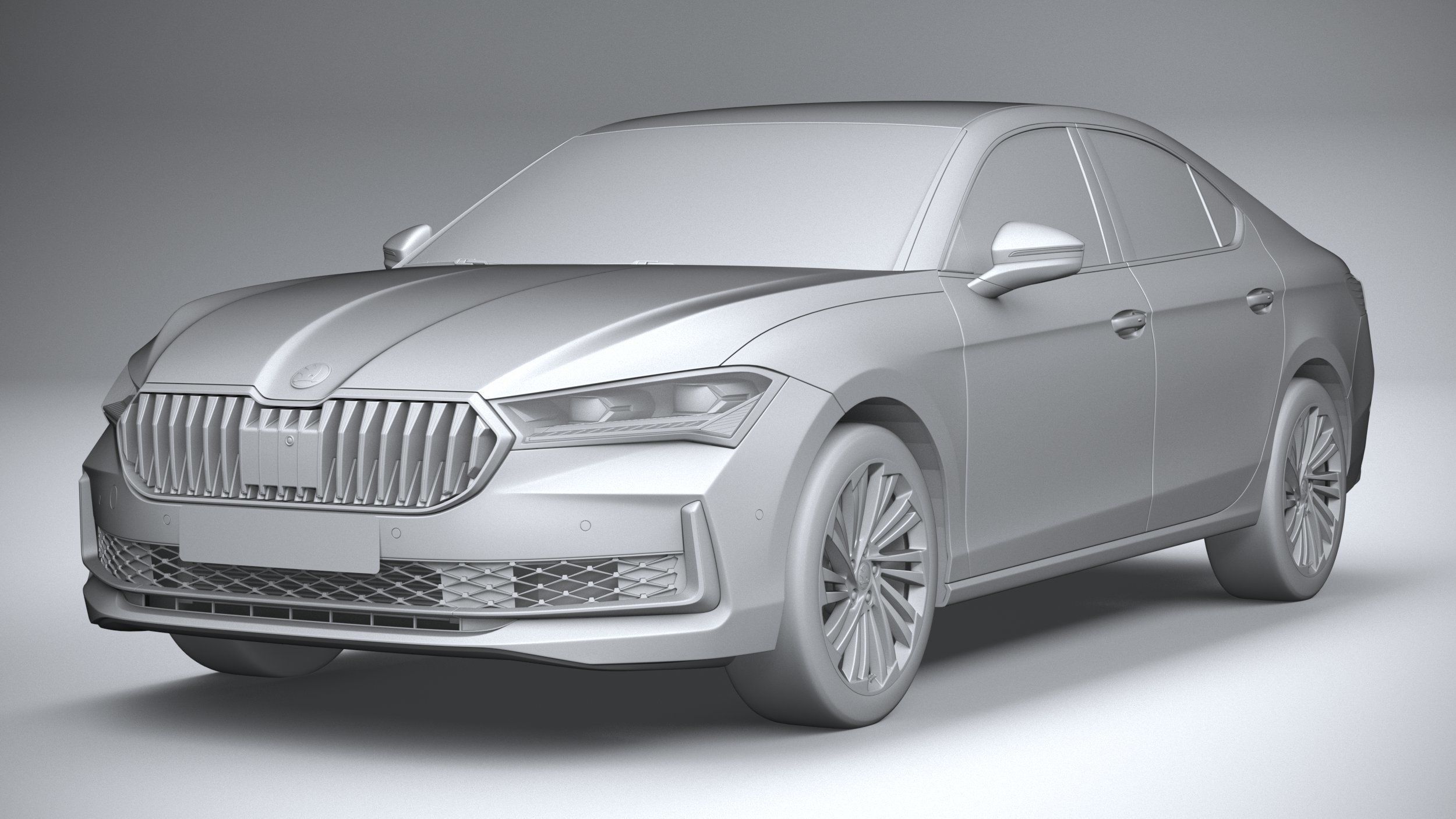Skoda Superb 2024 3D model | CGTrader