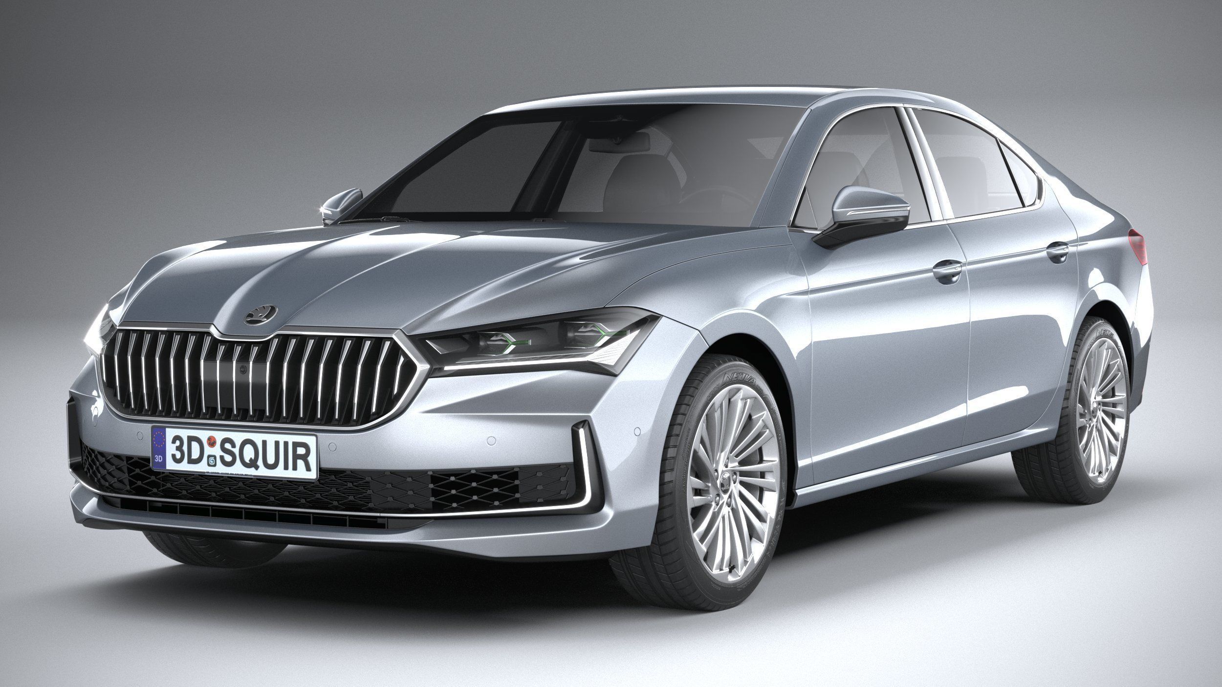 Skoda Superb 2024 3D model | CGTrader