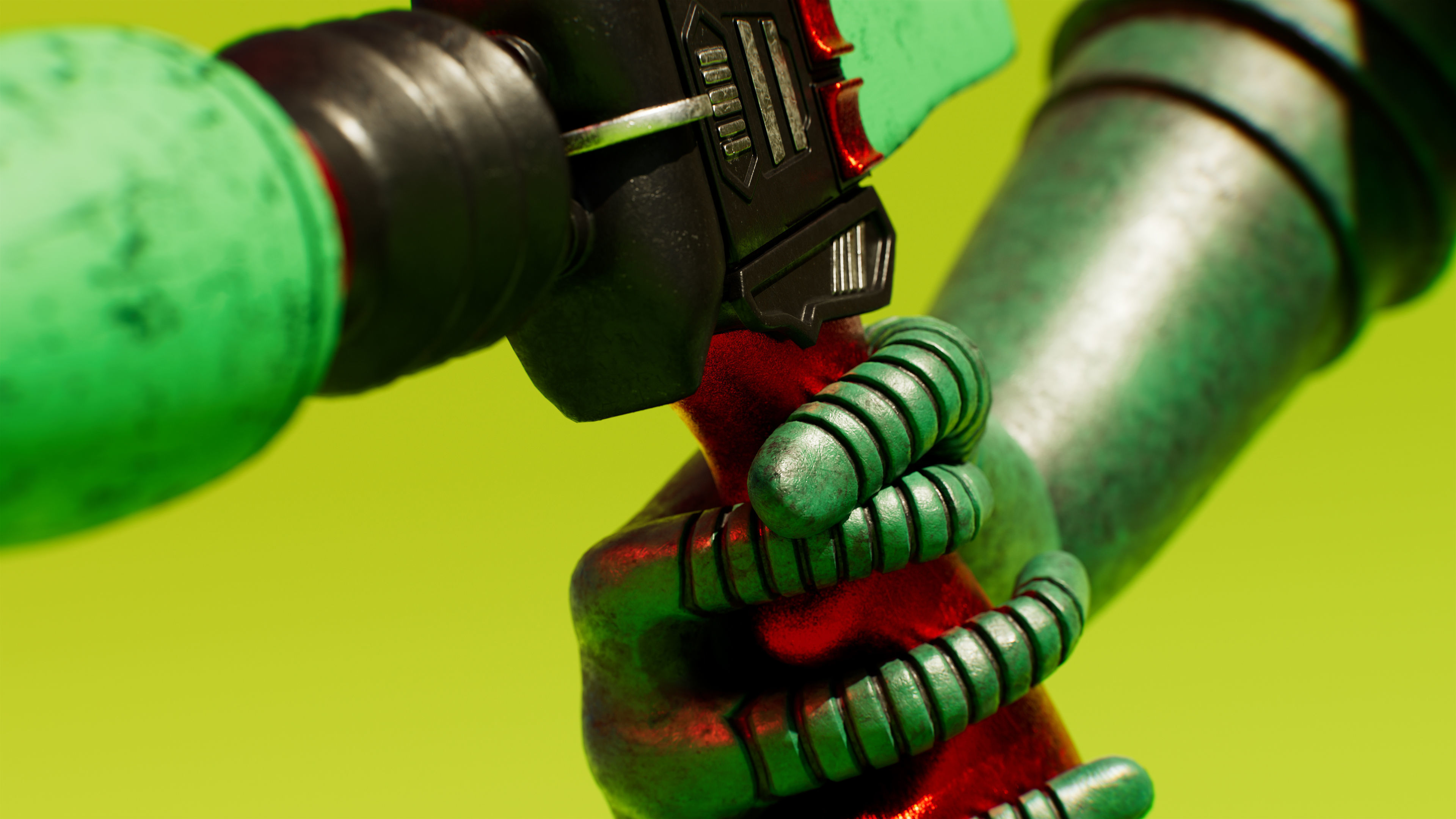 3D model Martian from Mars Attacks VR / AR / low-poly | CGTrader