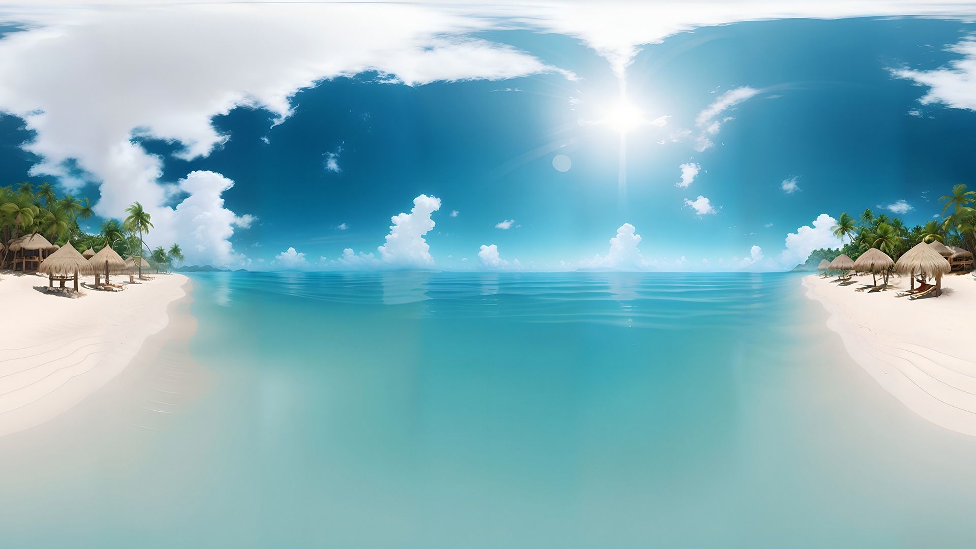 3D model HDRI Tropical Beach VR / AR / low-poly | CGTrader