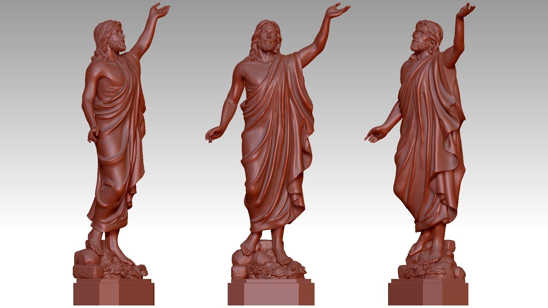Resurrection of Jesus Christ 3D model 3D printable | CGTrader
