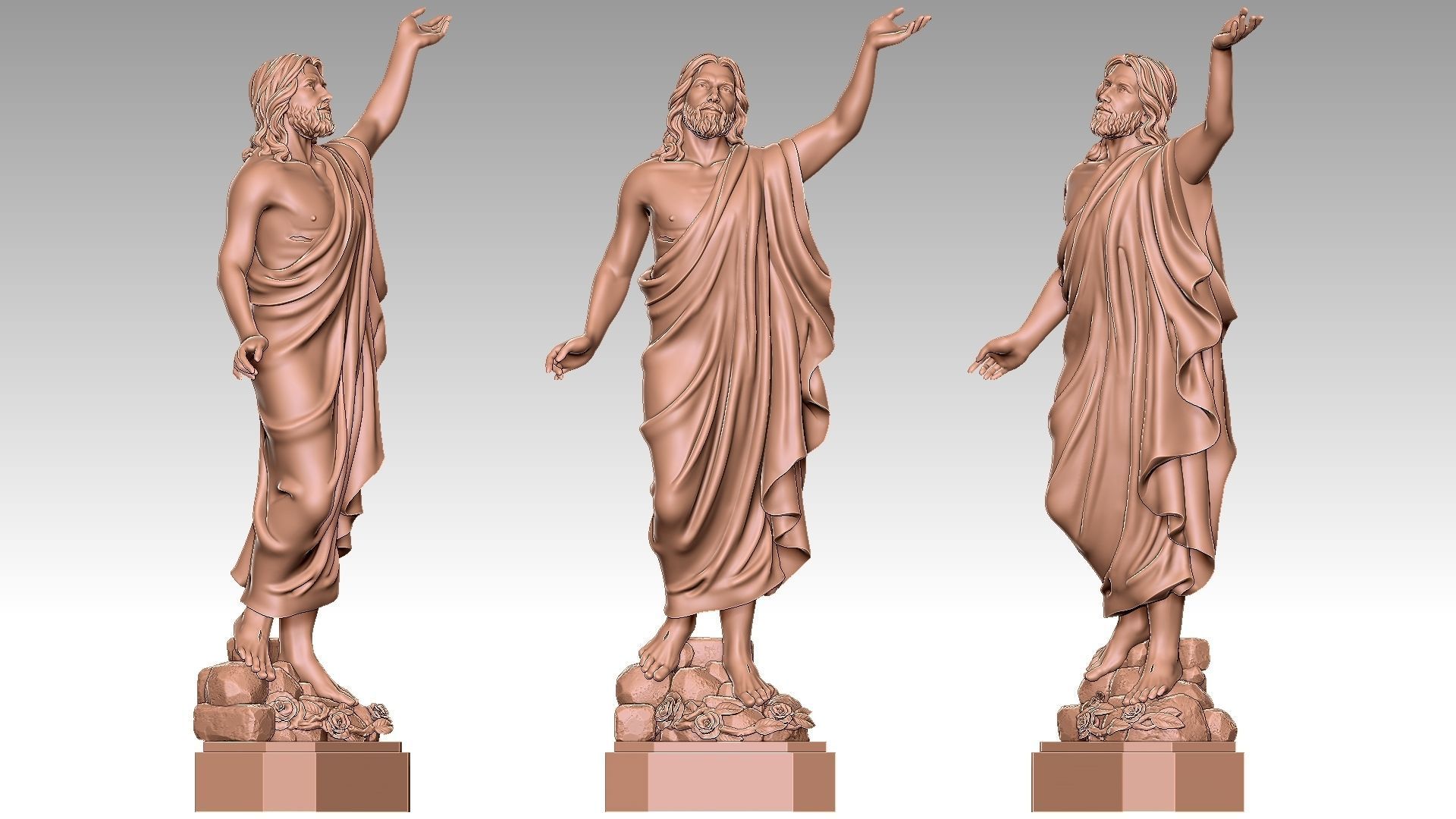 Resurrection of Jesus Christ 3D model 3D printable | CGTrader