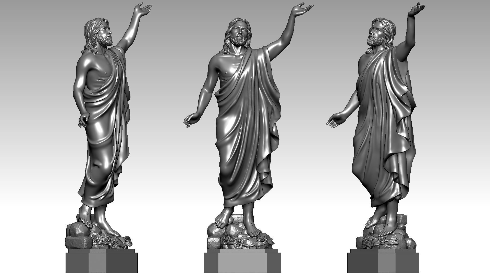 Resurrection of Jesus Christ 3D model 3D printable | CGTrader