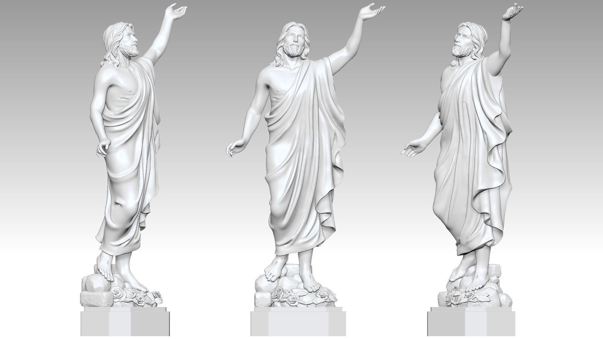 Resurrection of Jesus Christ 3D model 3D printable | CGTrader