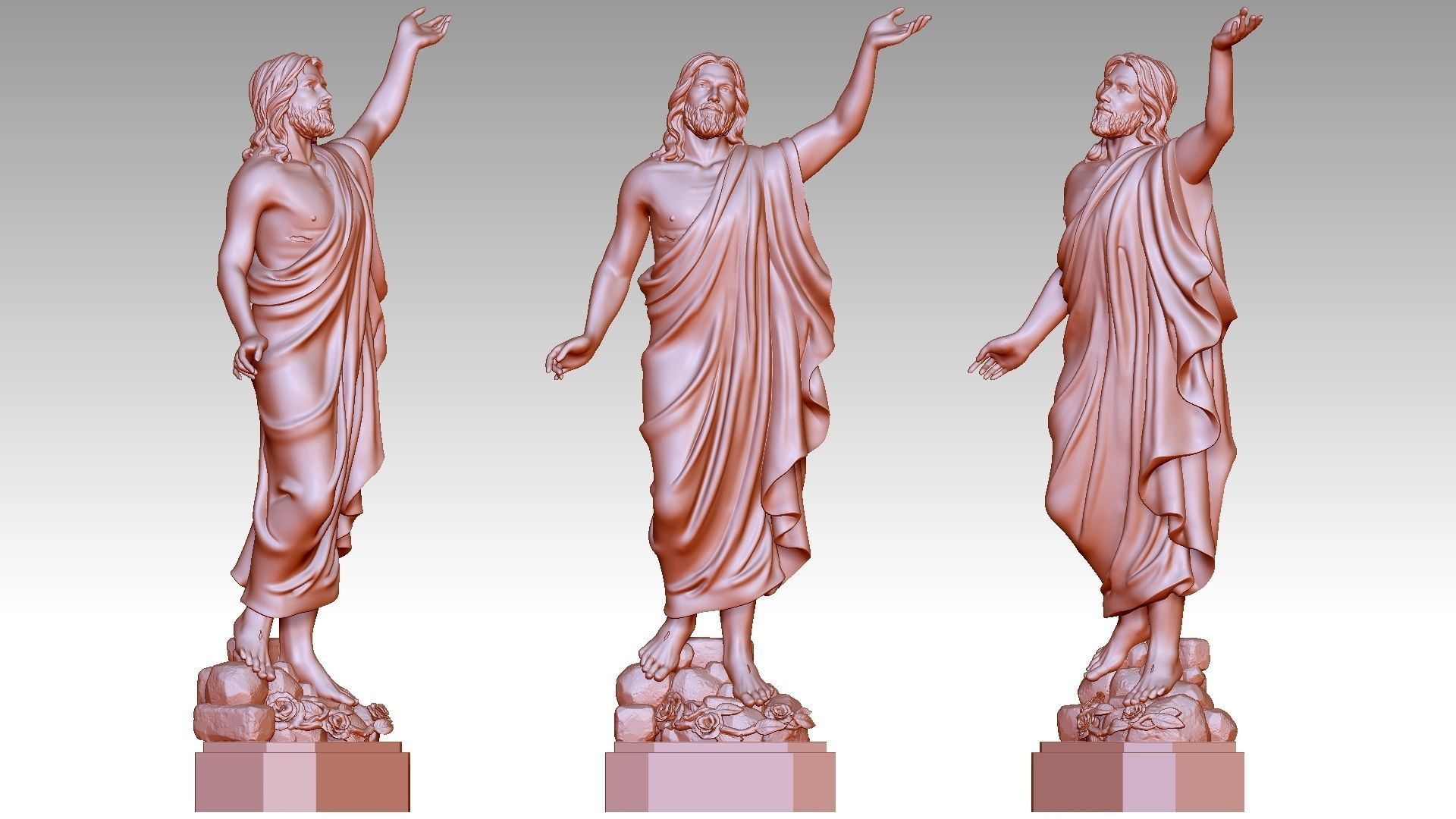 Resurrection of Jesus Christ 3D model 3D printable | CGTrader