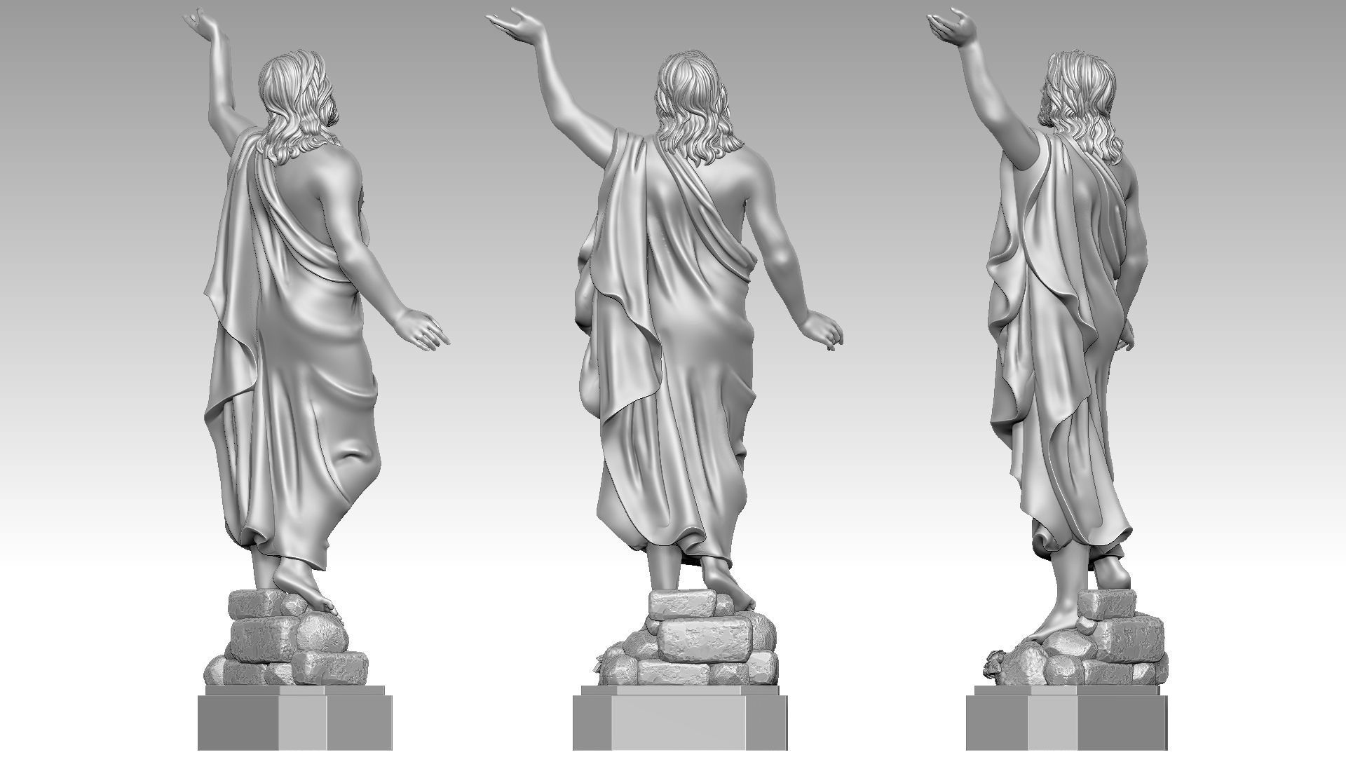 Resurrection of Jesus Christ 3D model 3D printable | CGTrader