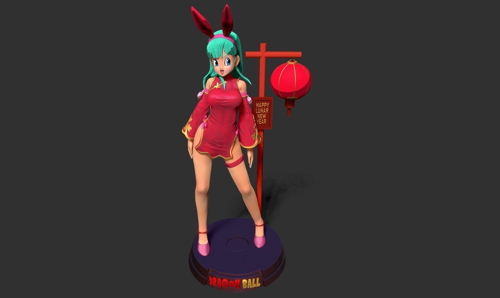 Bulma - Lunar New Year 3D model 3D printable | CGTrader