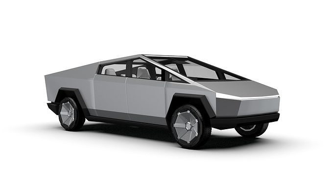 3D model Tesla Cybertruck VR / AR / low-poly | CGTrader