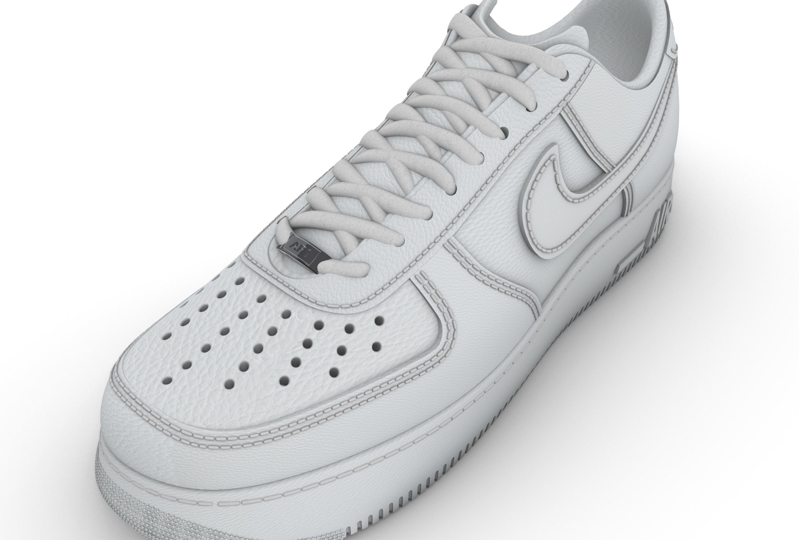 Nike Air Force 1 3D print model 3D model 3D printable | CGTrader
