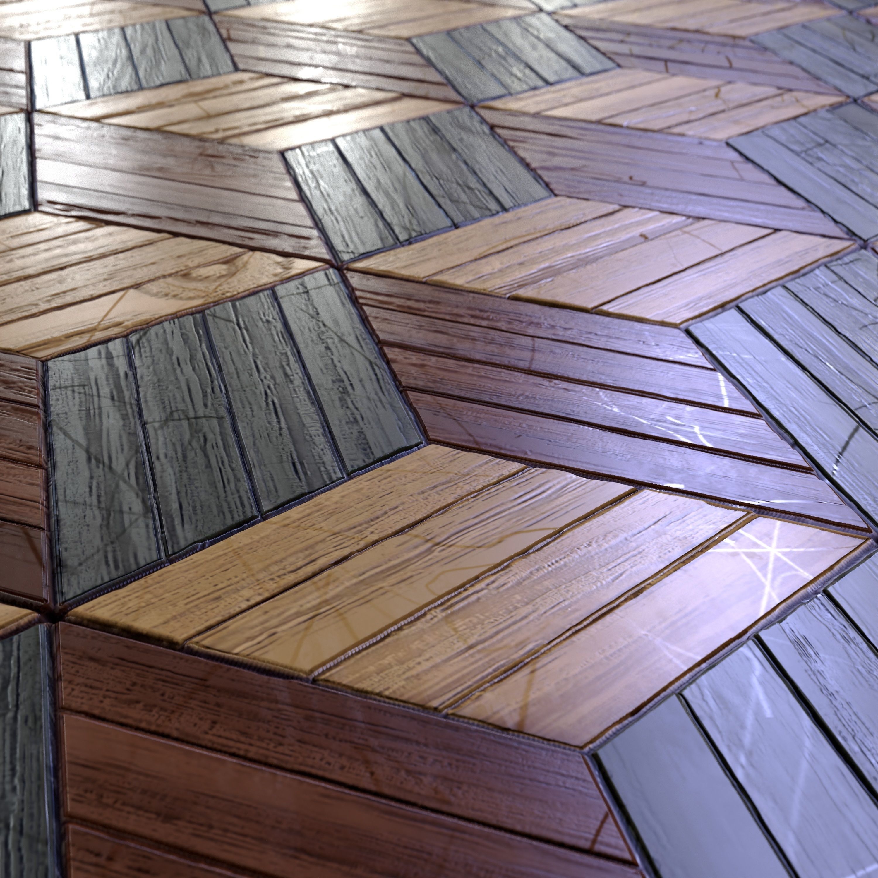 wooden parquet tile PBR Texture 008 Texture | CGTrader