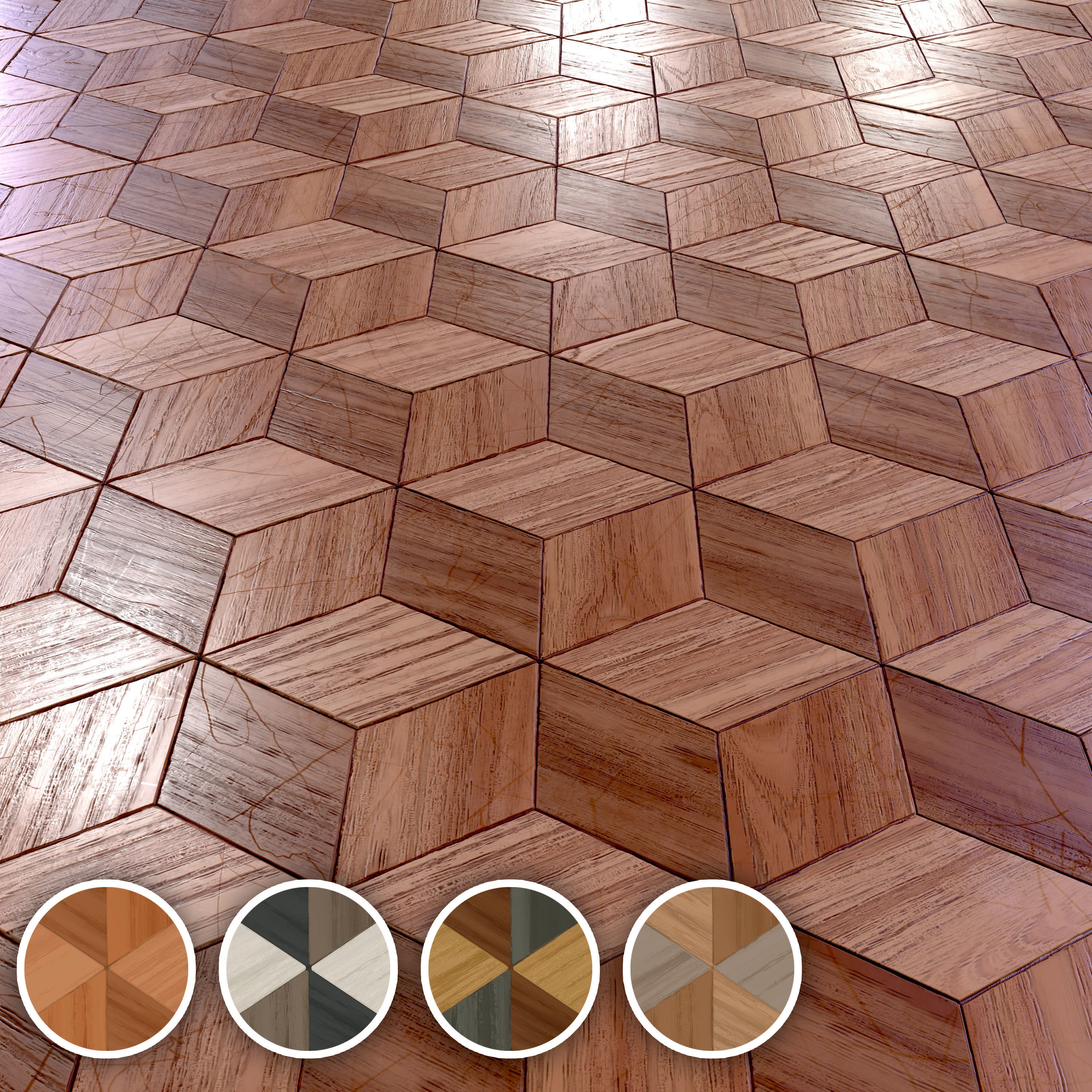 wooden parquet tile PBR Texture 009 Texture | CGTrader