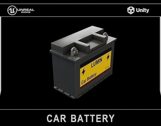 3D model Car Battery VR / AR / low-poly | CGTrader