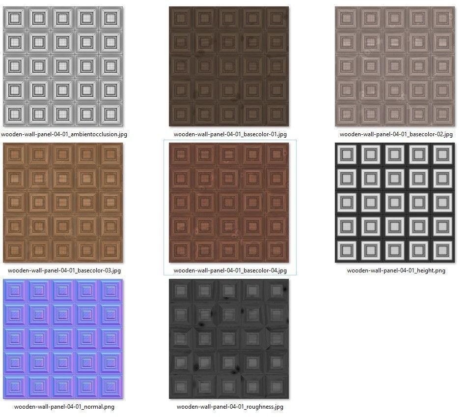 wooden wall panel PBR Texture 004 Texture | CGTrader