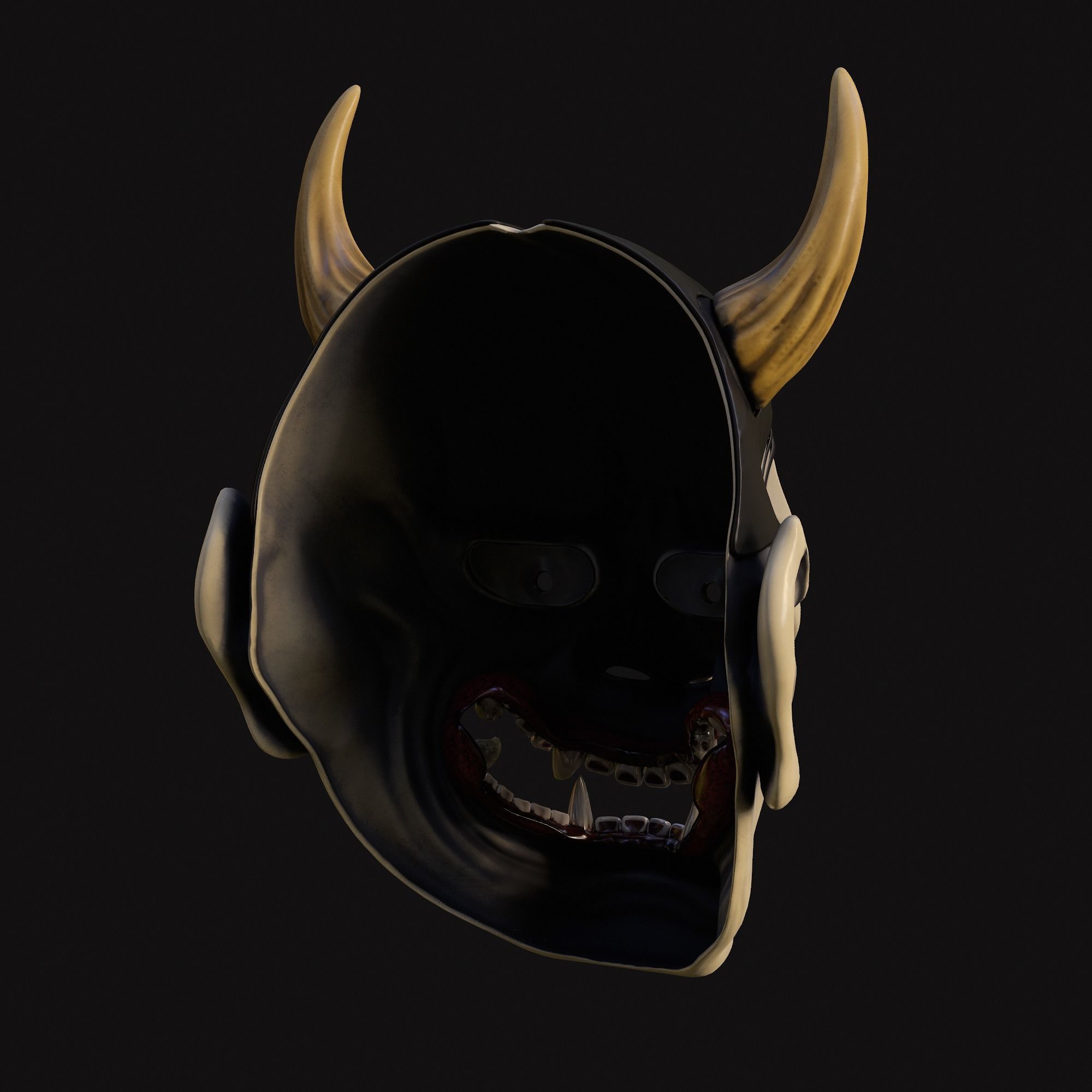 The Tengu mask in traditional Japanese style 3D model | CGTrader