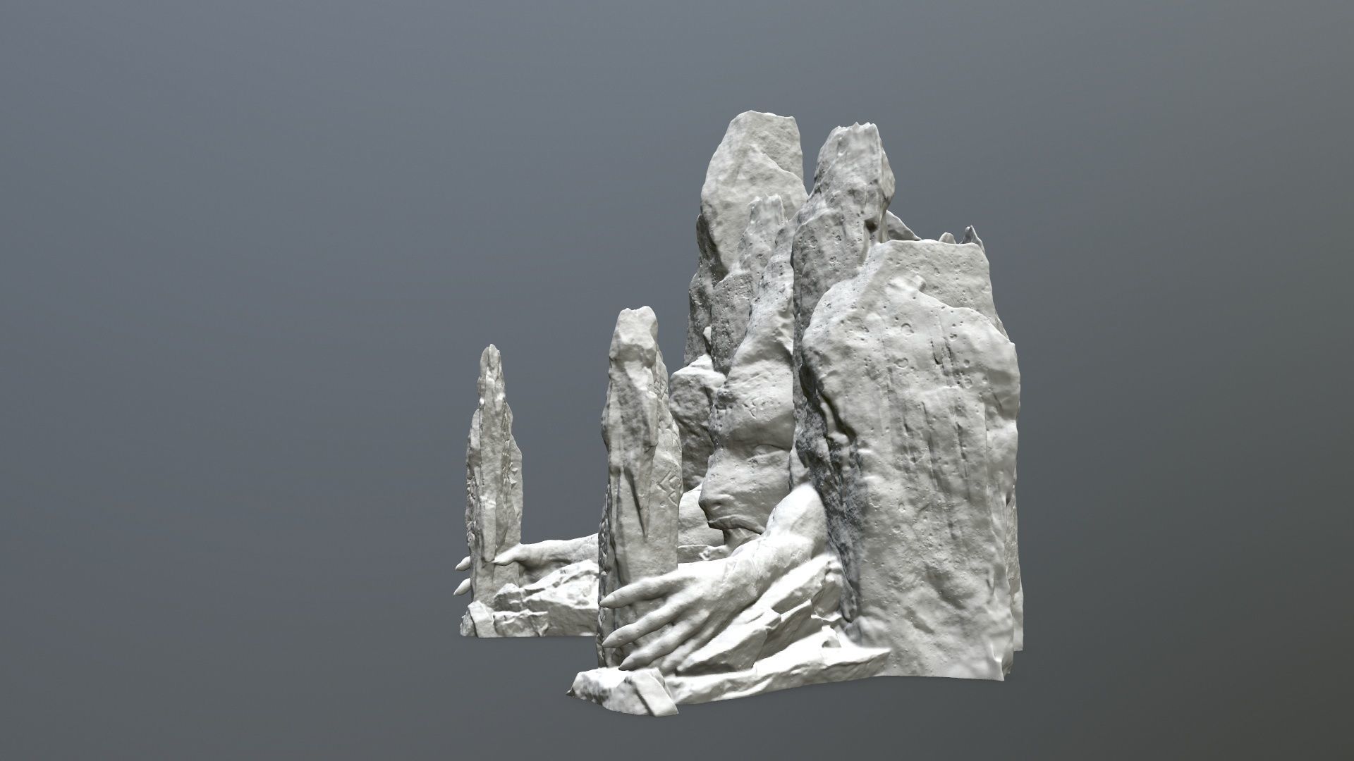 Rock Gate Stl 3D model 3D printable | CGTrader