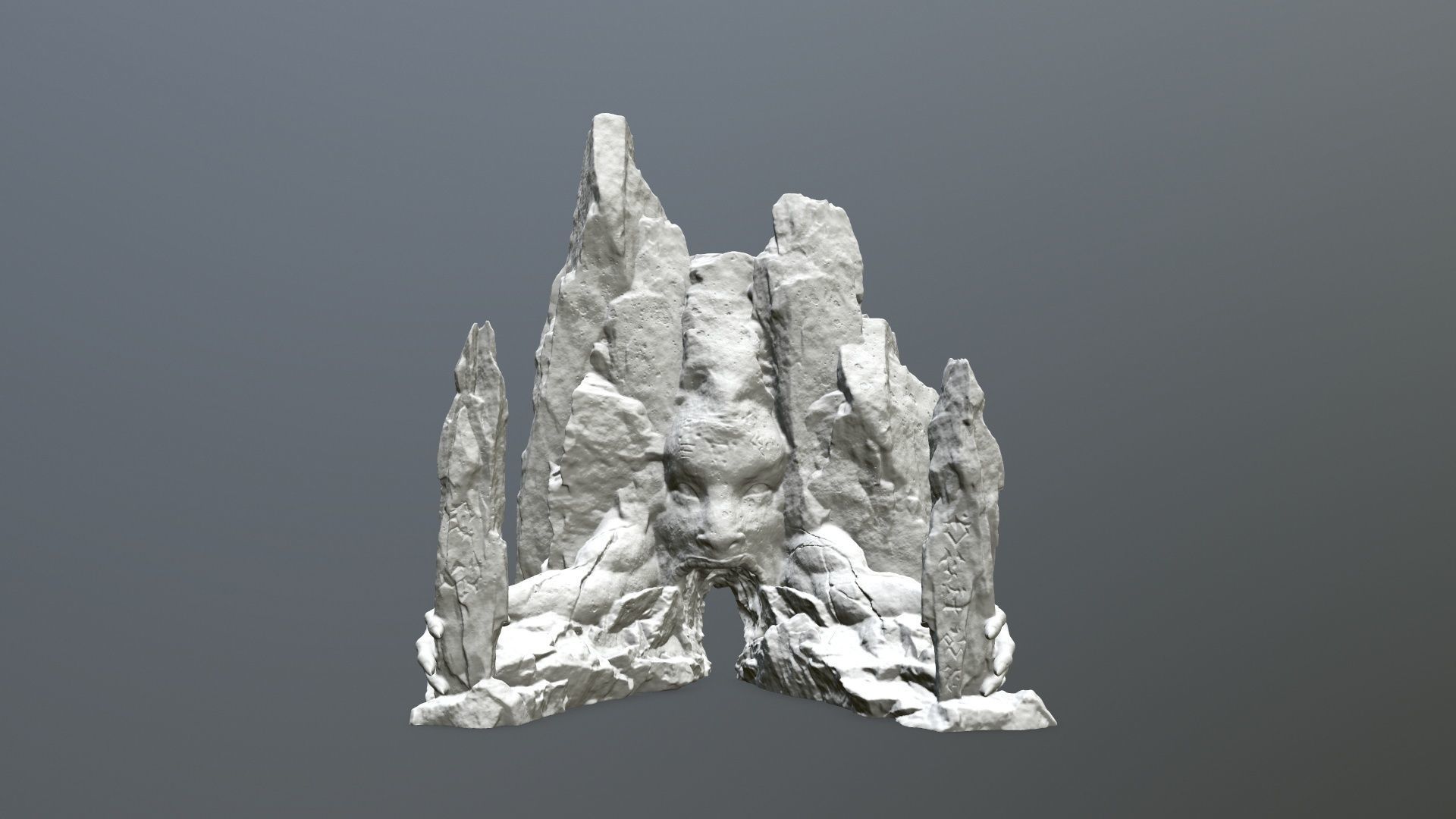 Rock Gate Stl 3D model 3D printable | CGTrader