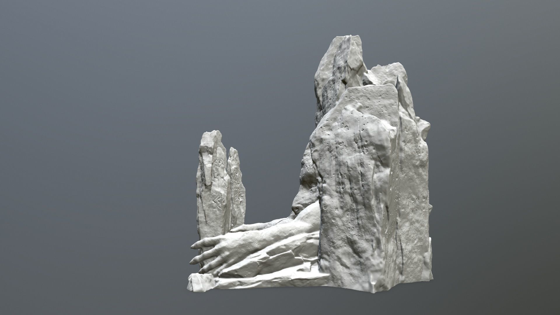 Rock Gate Stl 3D model 3D printable | CGTrader