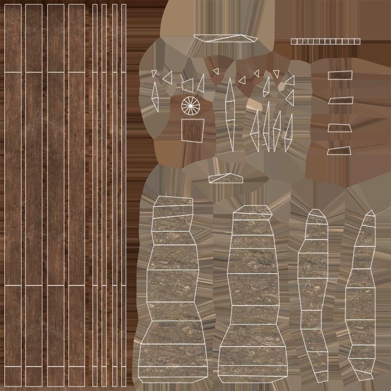 3D model Hoe - Stone VR / AR / low-poly | CGTrader