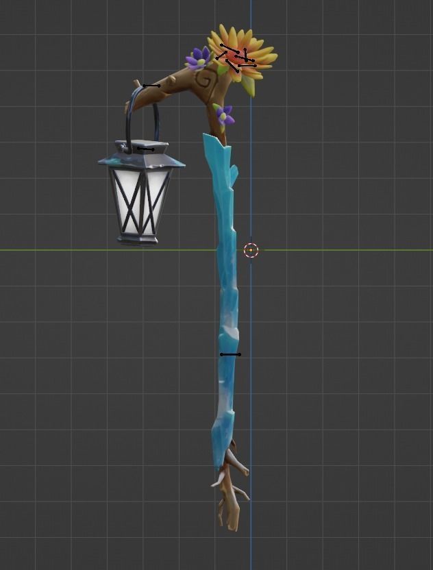 3D model 3D model of a fortnite pickaxe VR / AR / low-poly | CGTrader