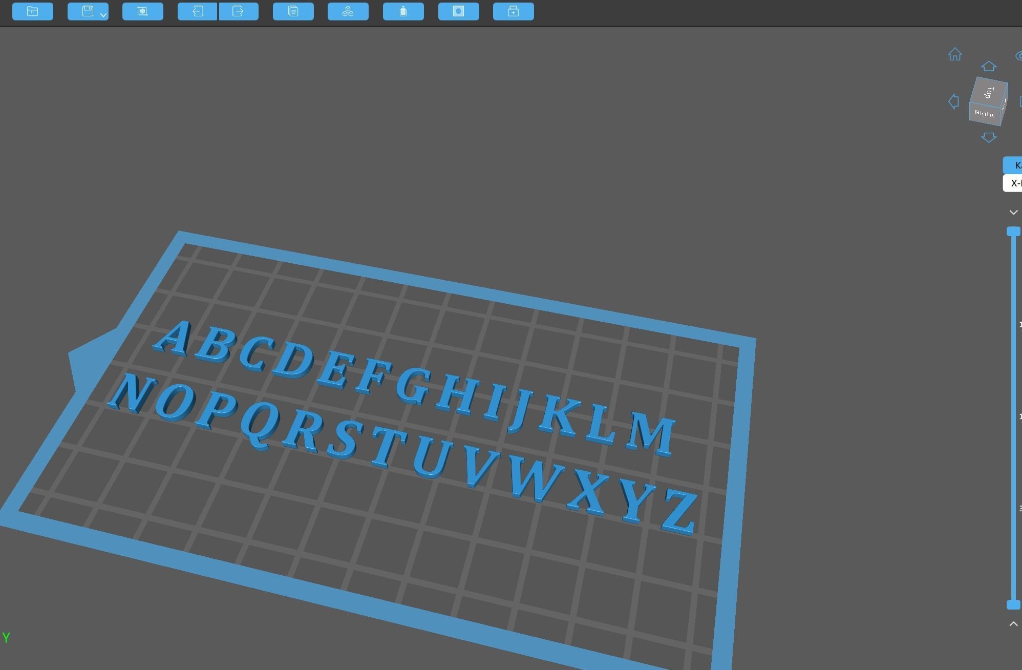 Alphabet 3D Print Model Upper Lower Letters 3D model 3D printable ...