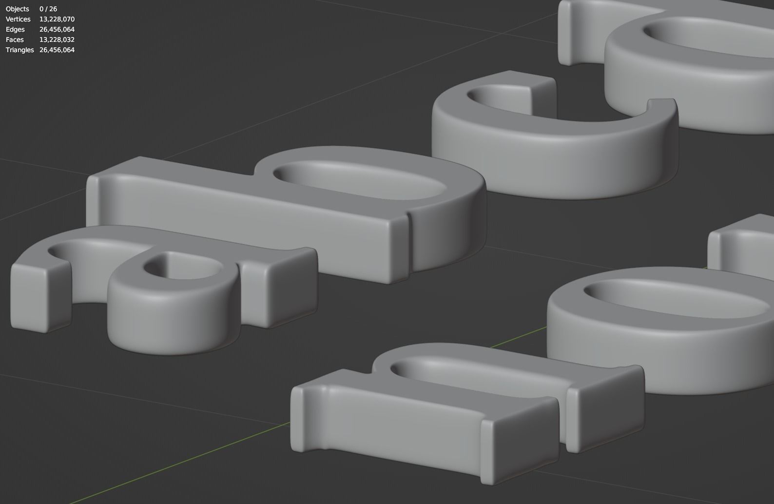 Alphabet 3D Print Model Upper Lower Letters 3D model 3D printable ...
