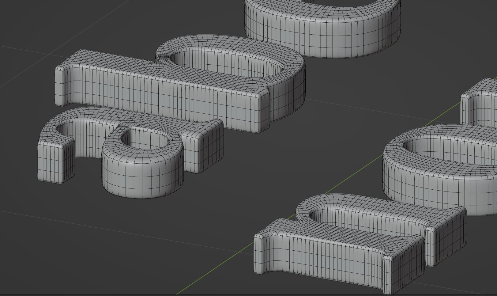 Alphabet 3D Print Model Upper Lower Letters 3D model 3D printable ...