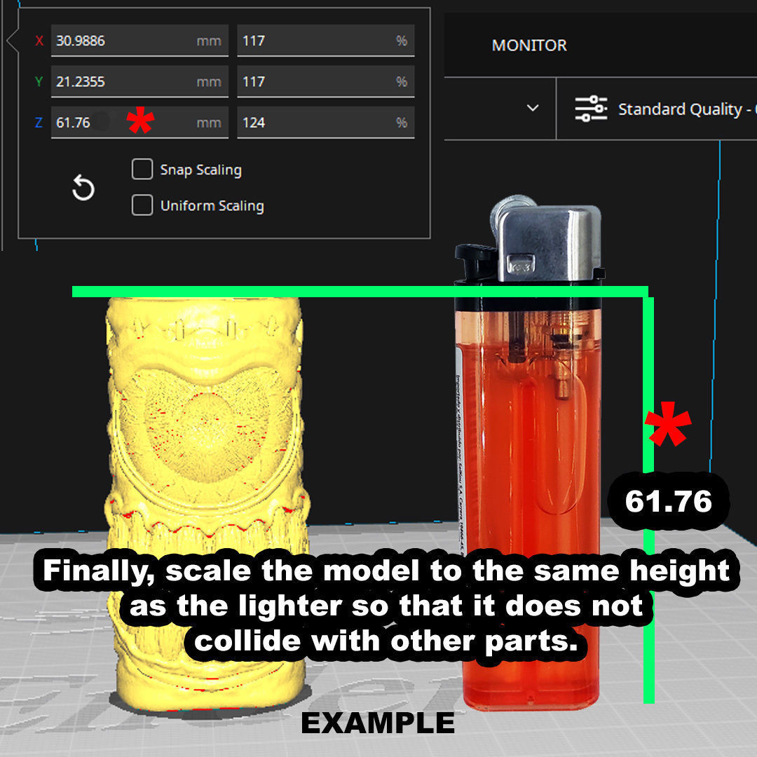 Monster Lighter Case free 3D model | CGTrader