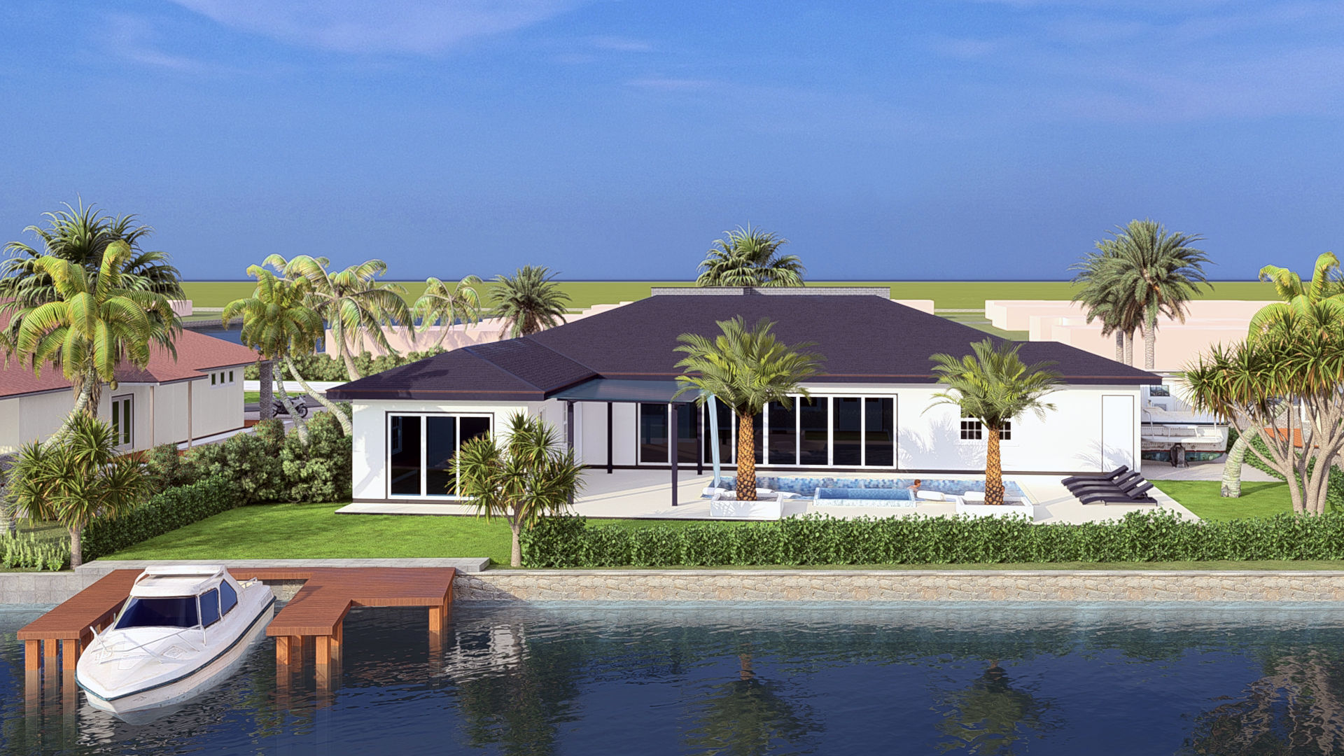 lagoon House 3D model | CGTrader