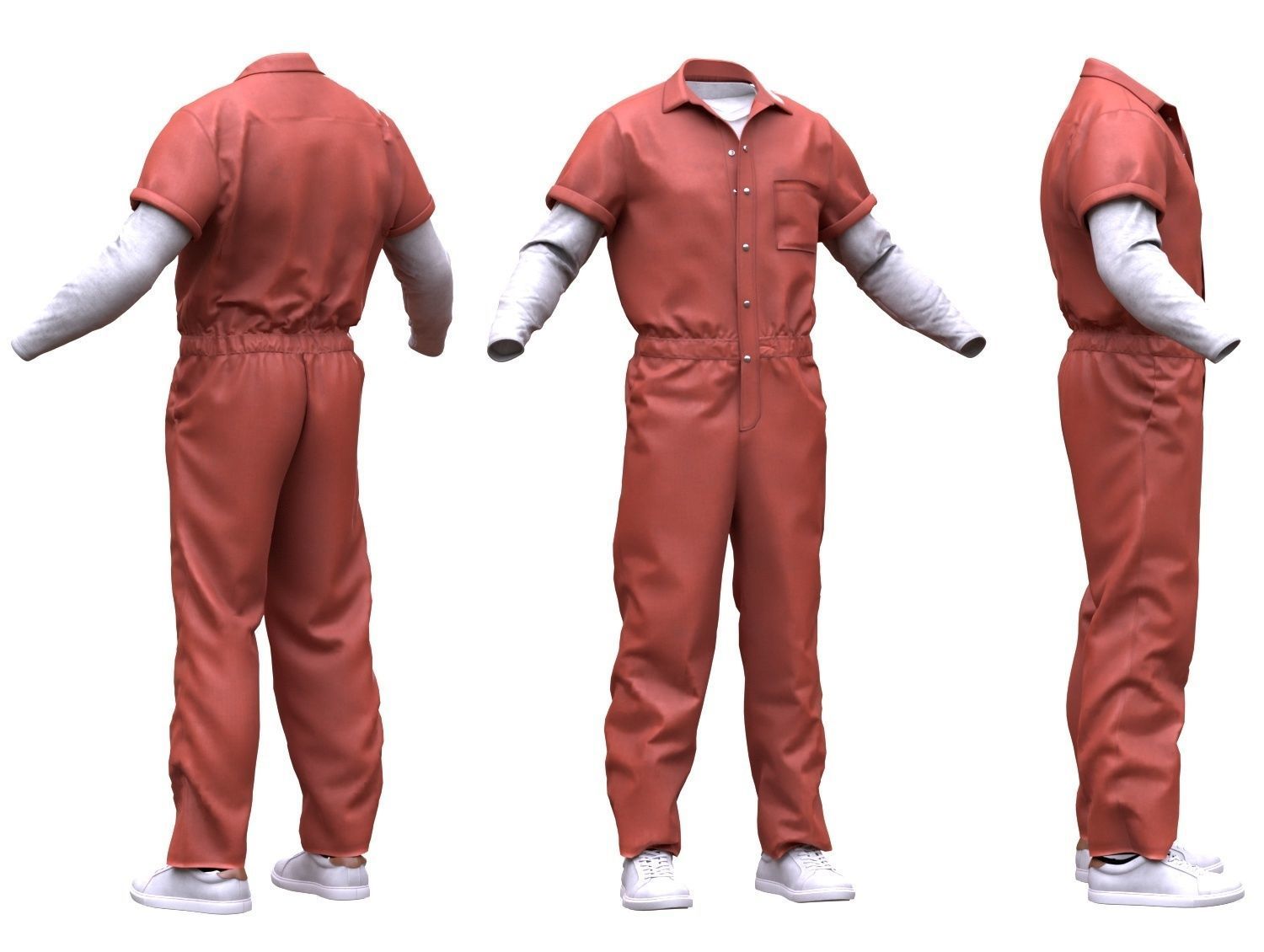 3D model Prisoner Outfit VR / AR / low-poly | CGTrader