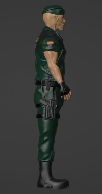 GUARDIA CIVIL 3D model 3D printable | CGTrader