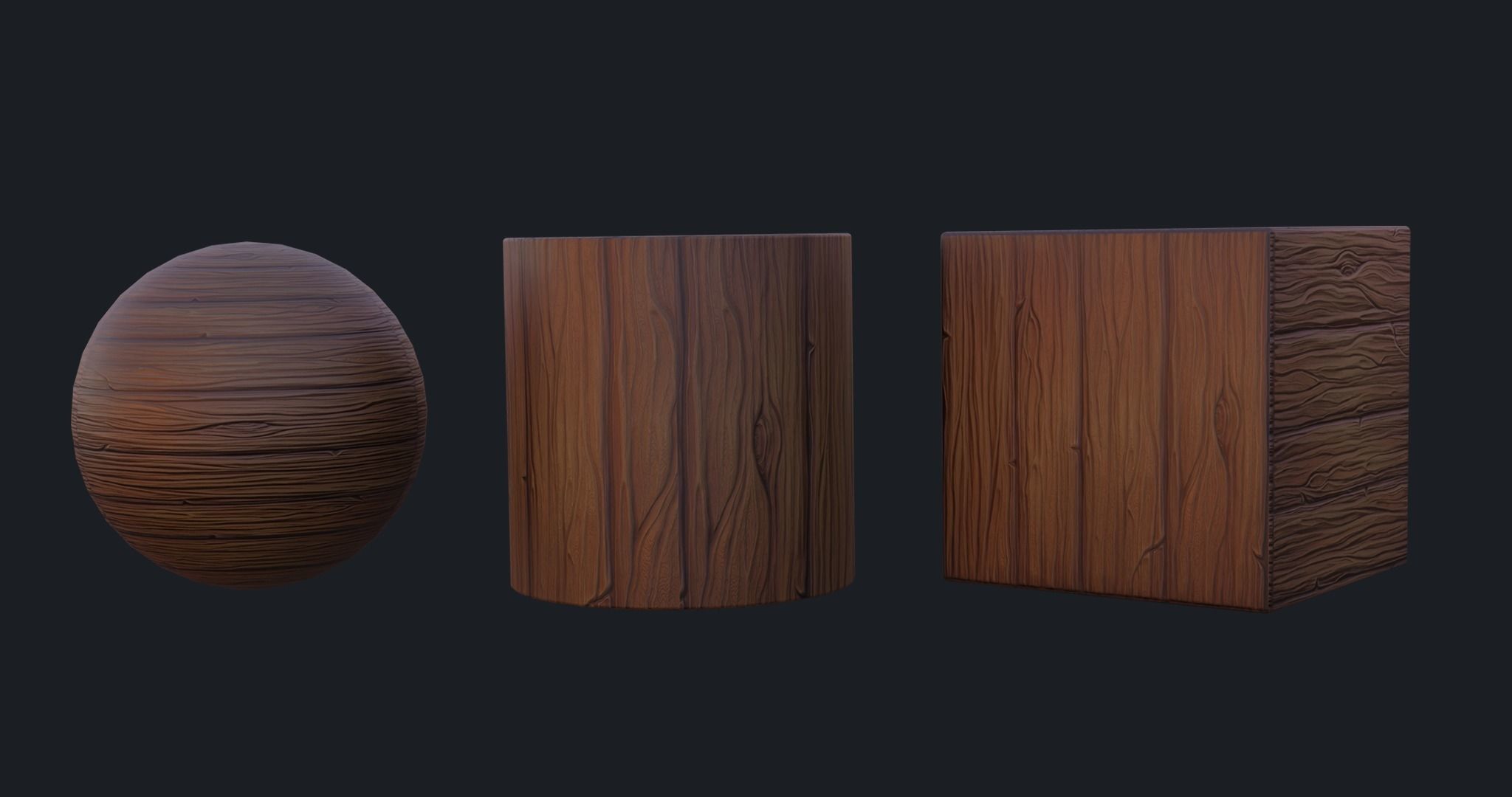 PBR Stylized Wood Planks Texture free Texture | CGTrader
