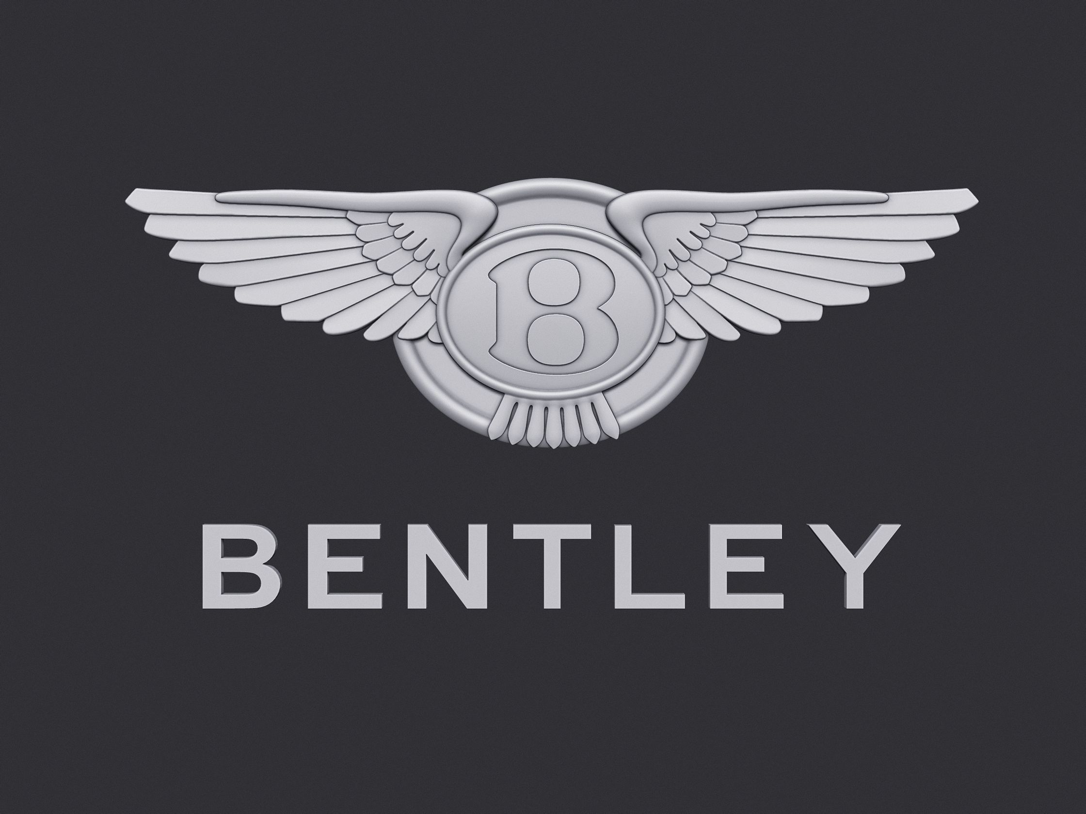 Bentley Car Logo 3D model 3D printable | CGTrader